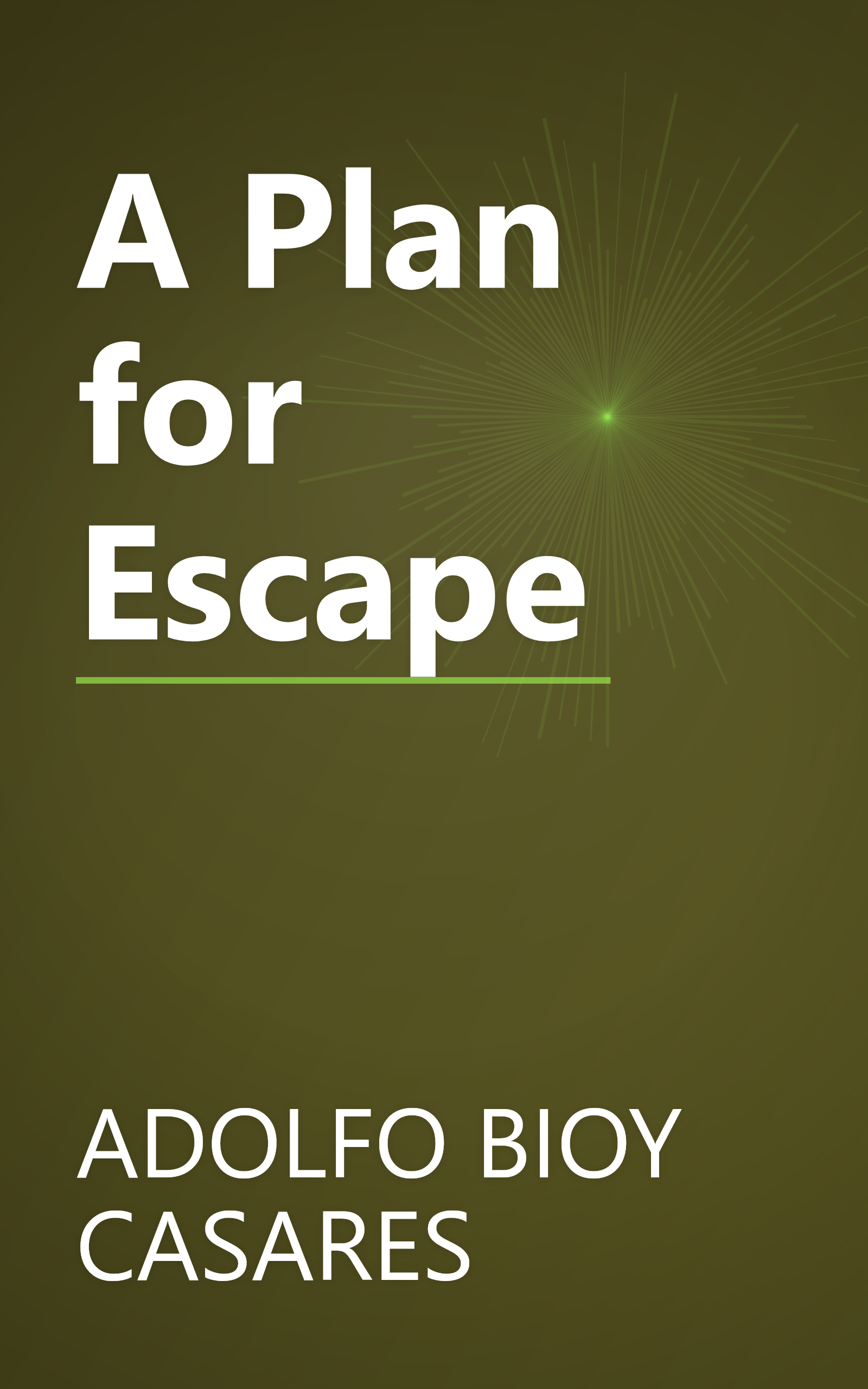 A Plan for Escape book cover