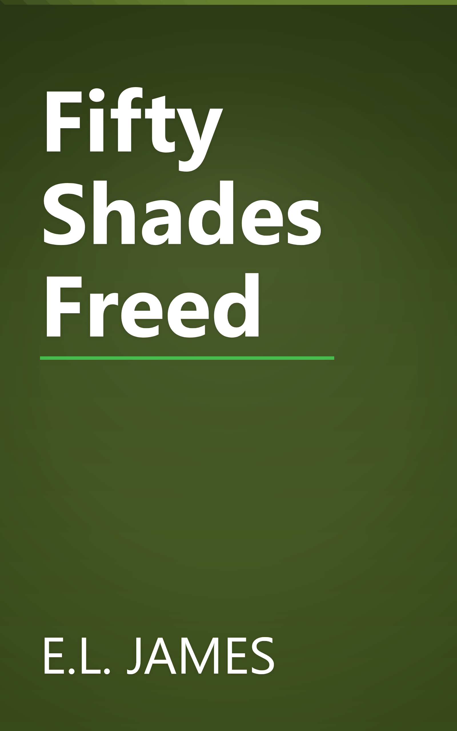 Fifty Shades Freed book cover