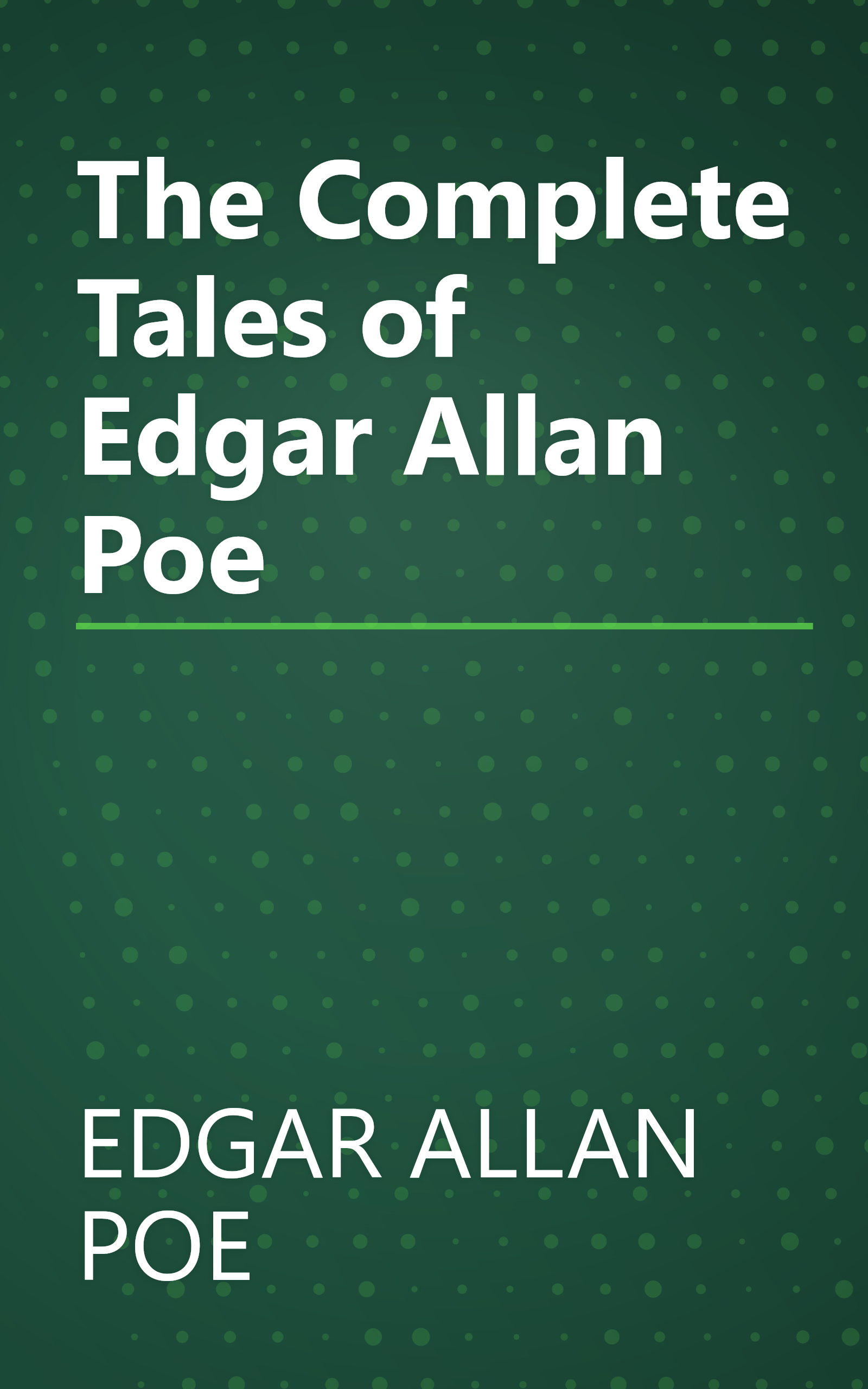 The Complete Tales of Edgar Allan Poe book cover