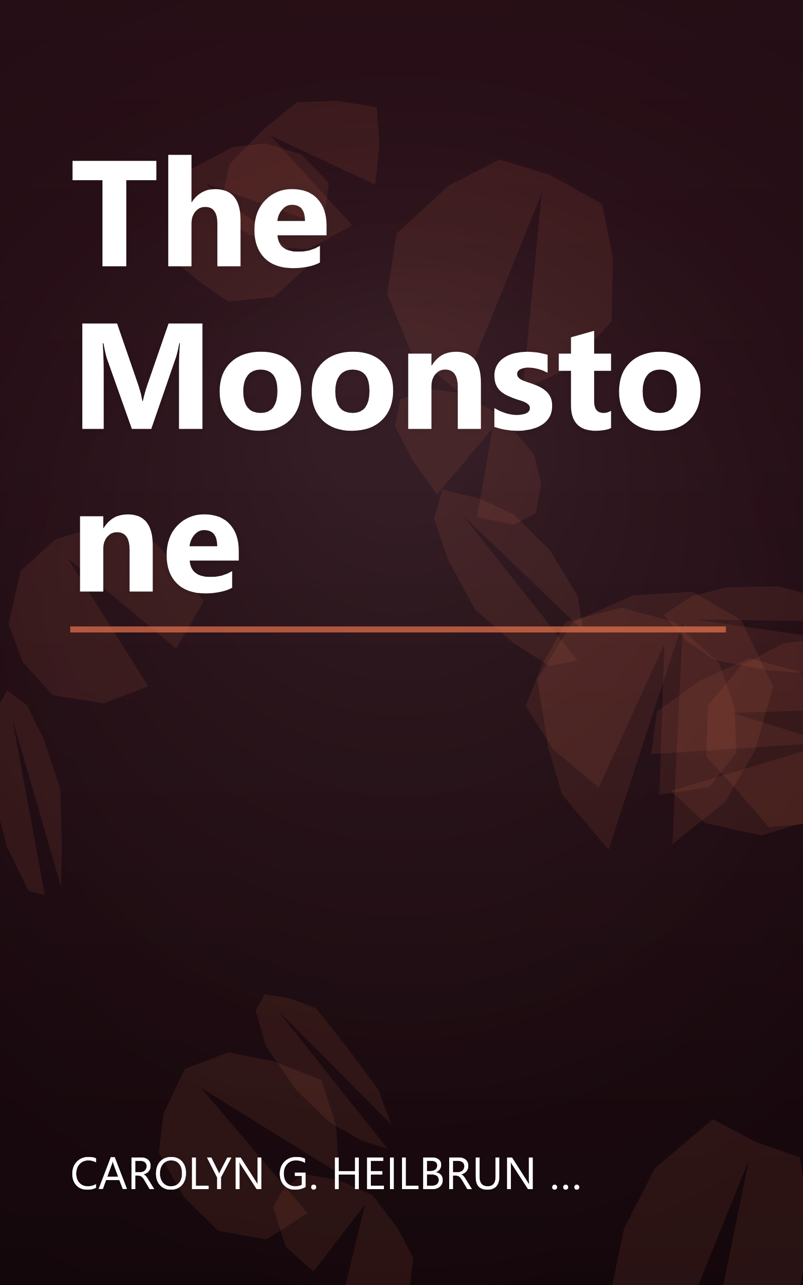The Moonstone book cover