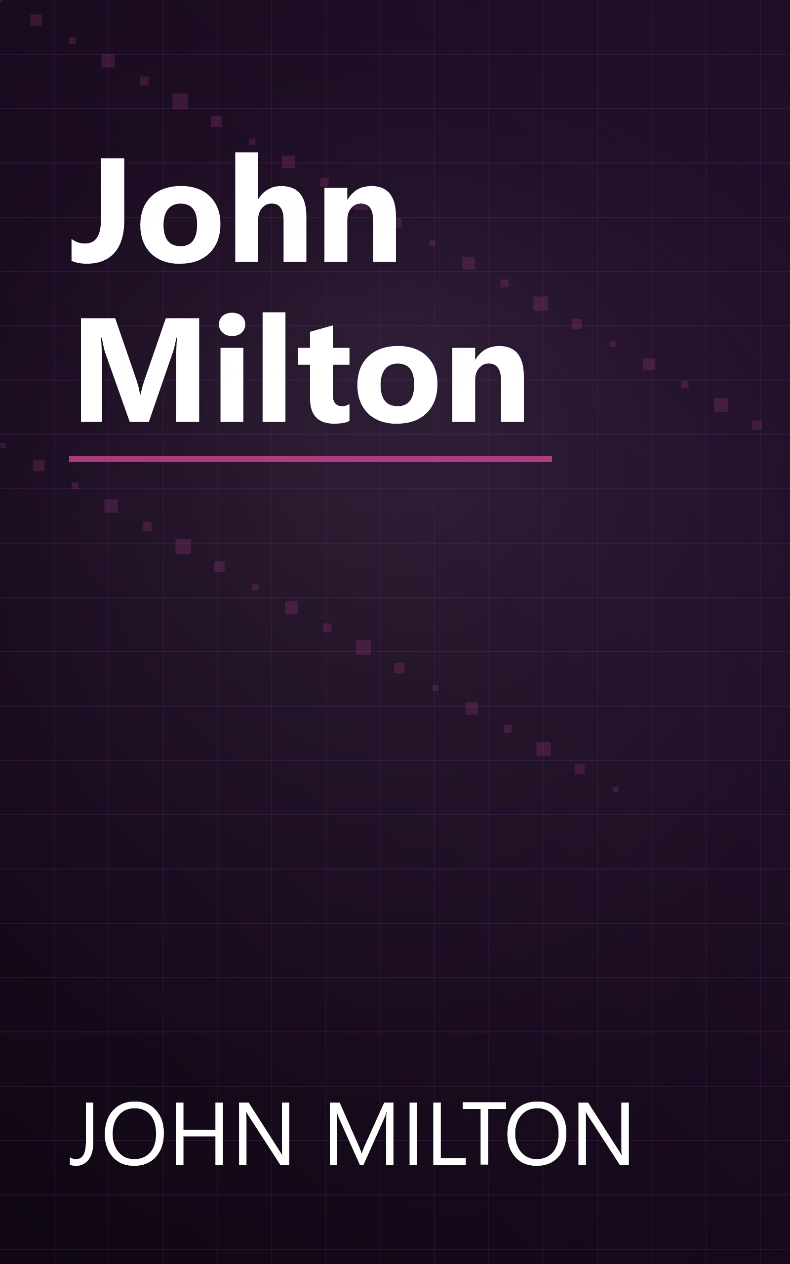 John Milton book cover