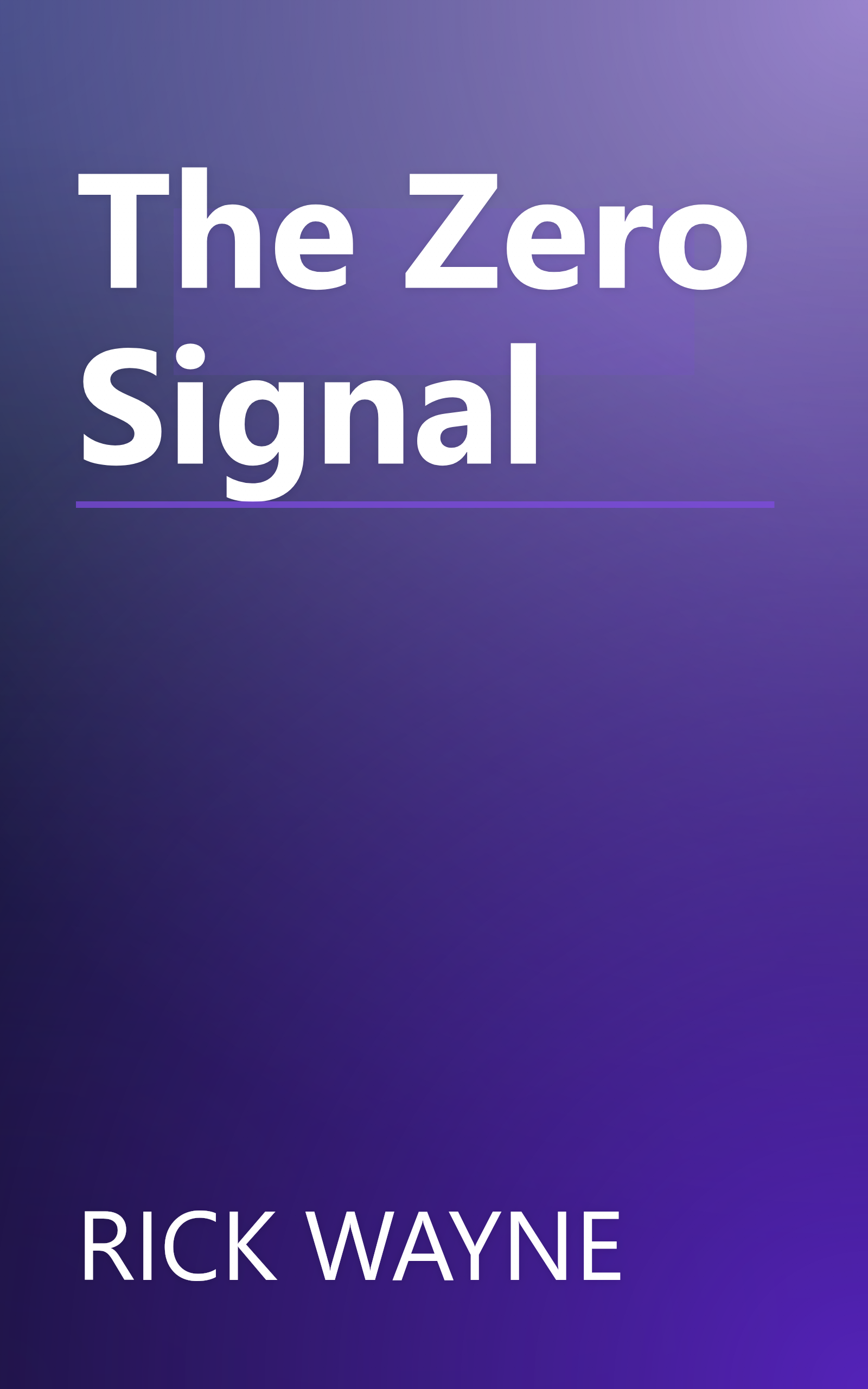 The Zero Signal book cover
