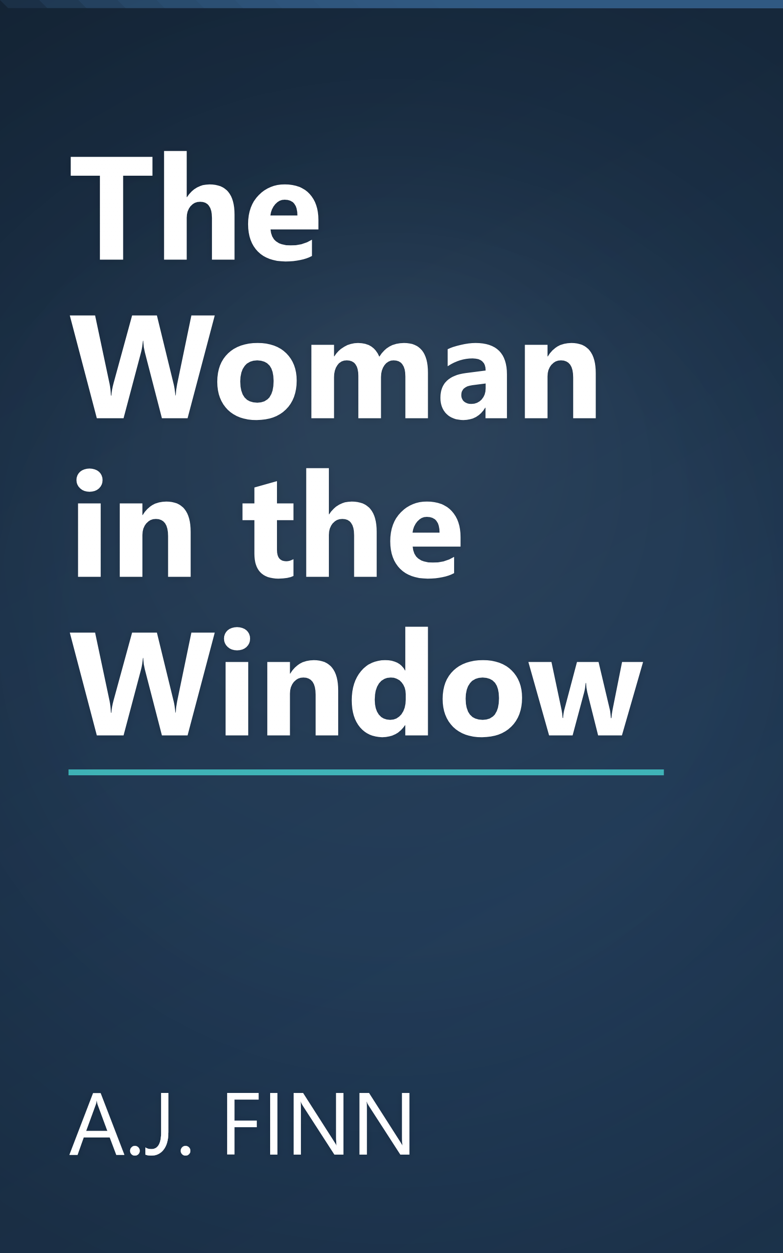The Woman in the Window book cover