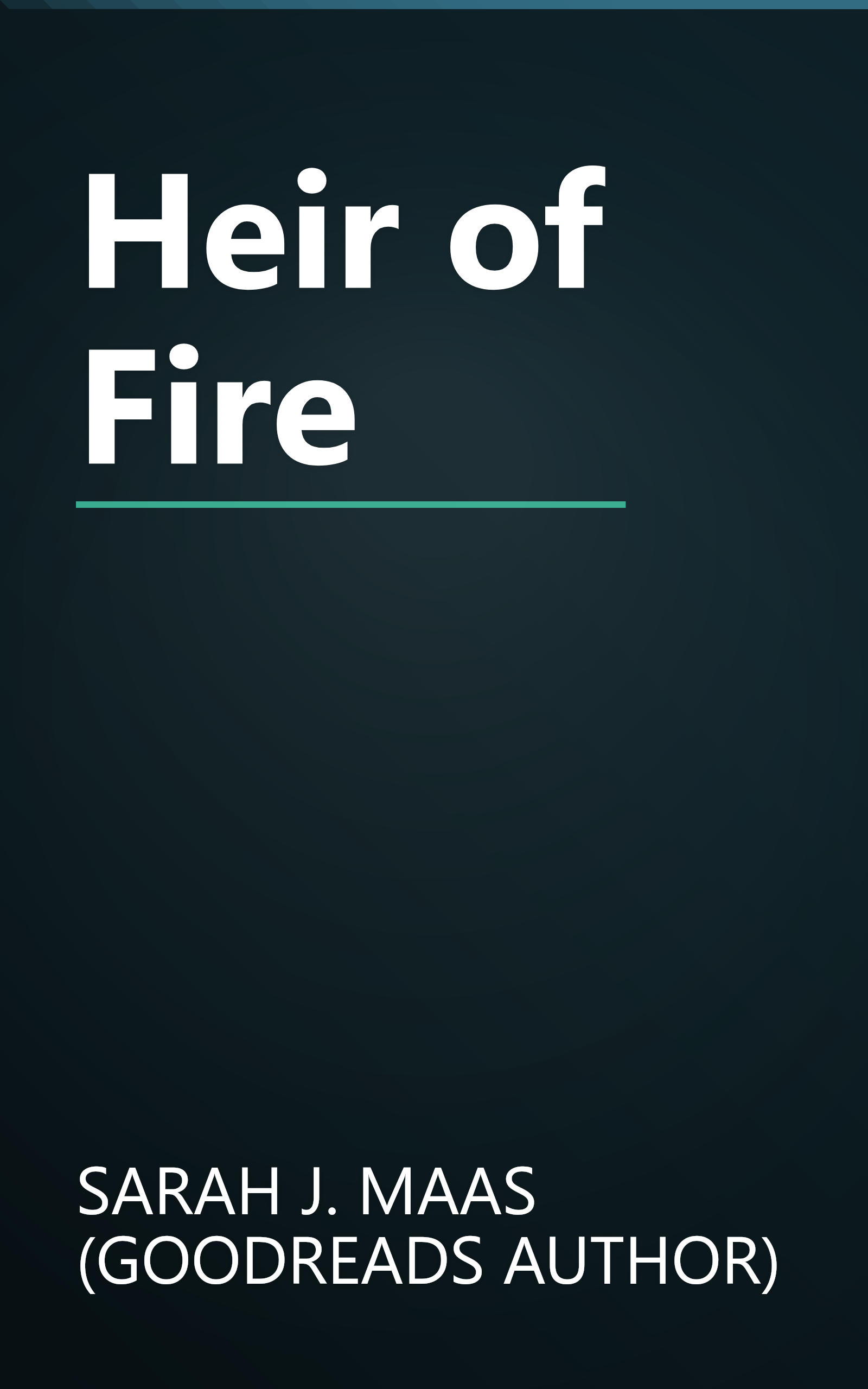 Heir of Fire book cover