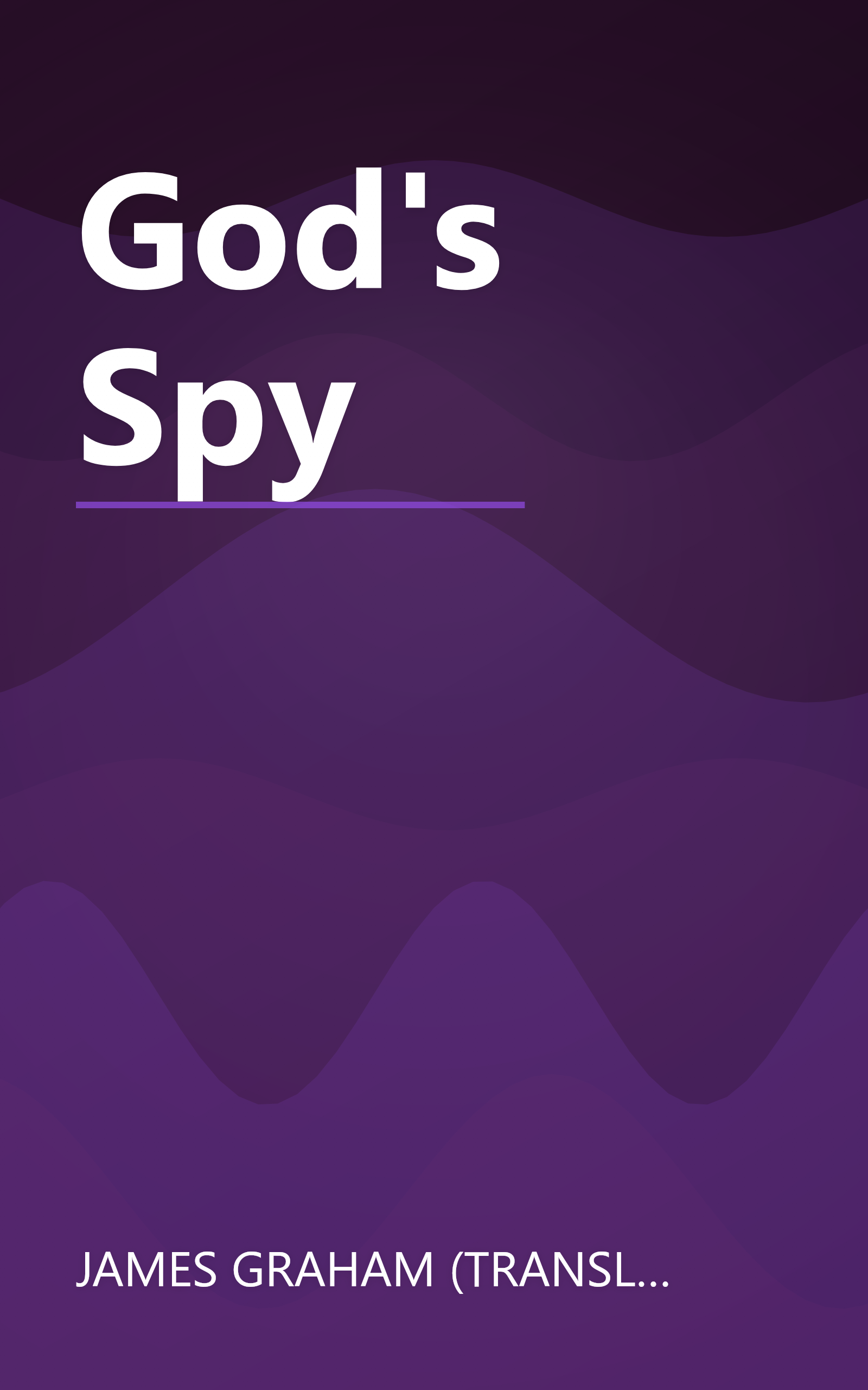 God's Spy book cover