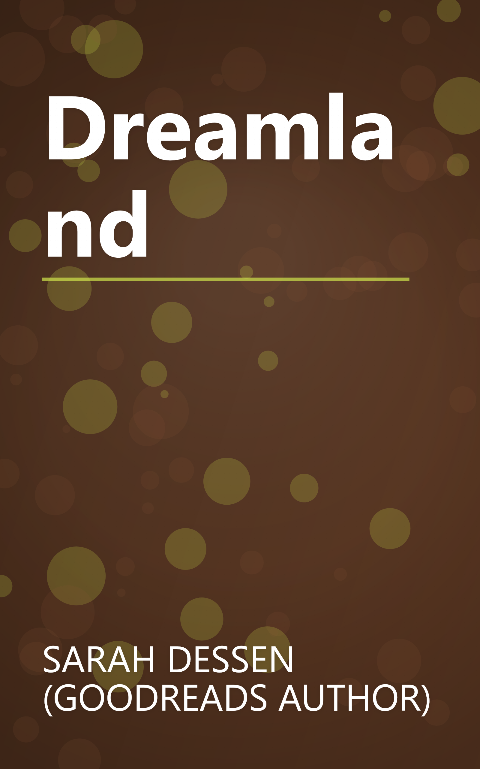 Dreamland book cover