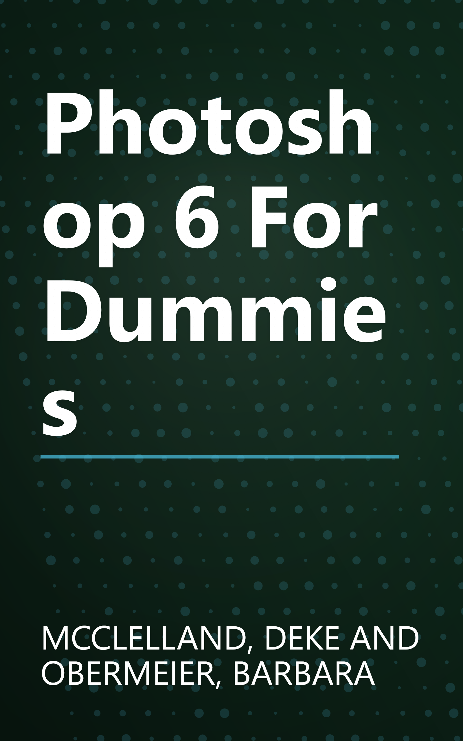 Photoshop 6 For Dummies book cover