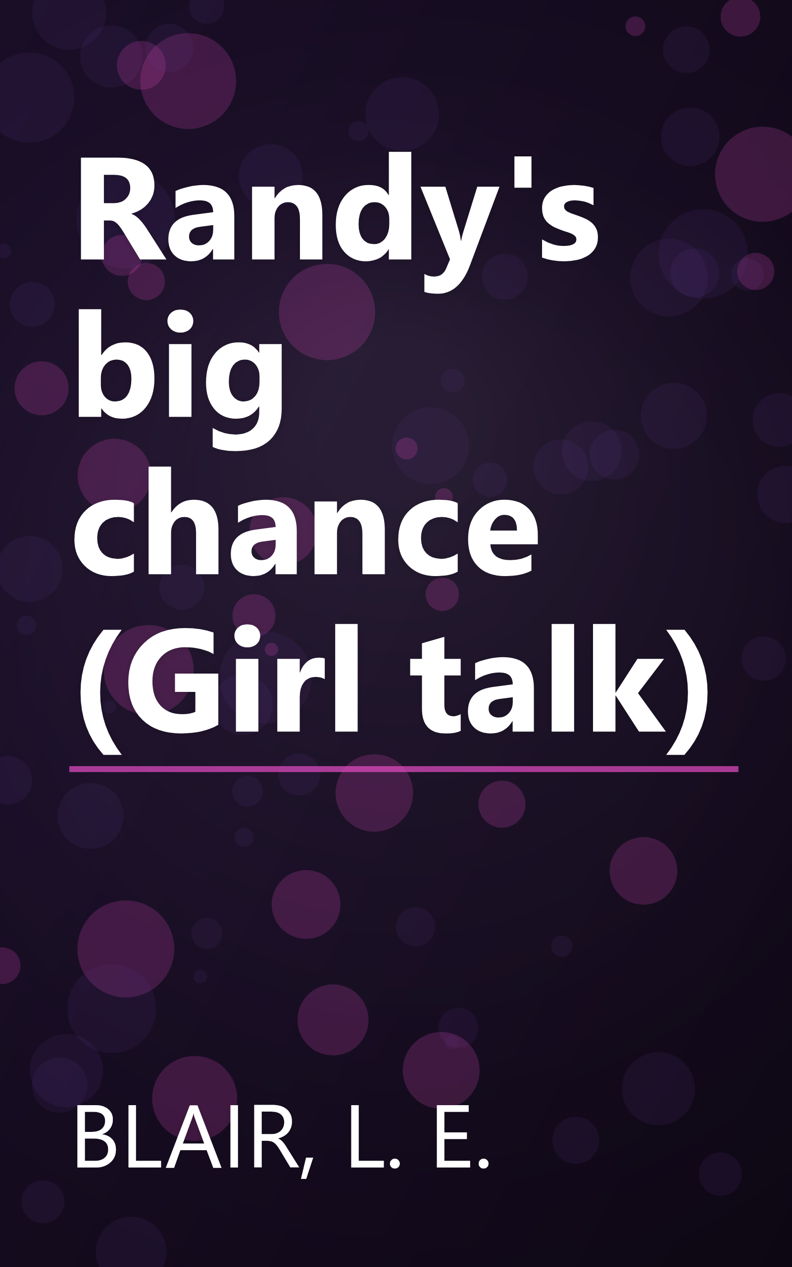 Randy's big chance (Girl talk) book cover