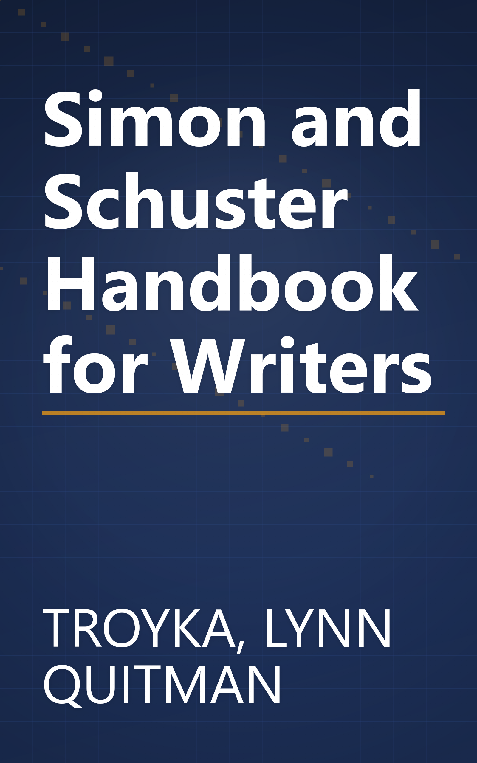 Simon and Schuster Handbook for Writers book cover