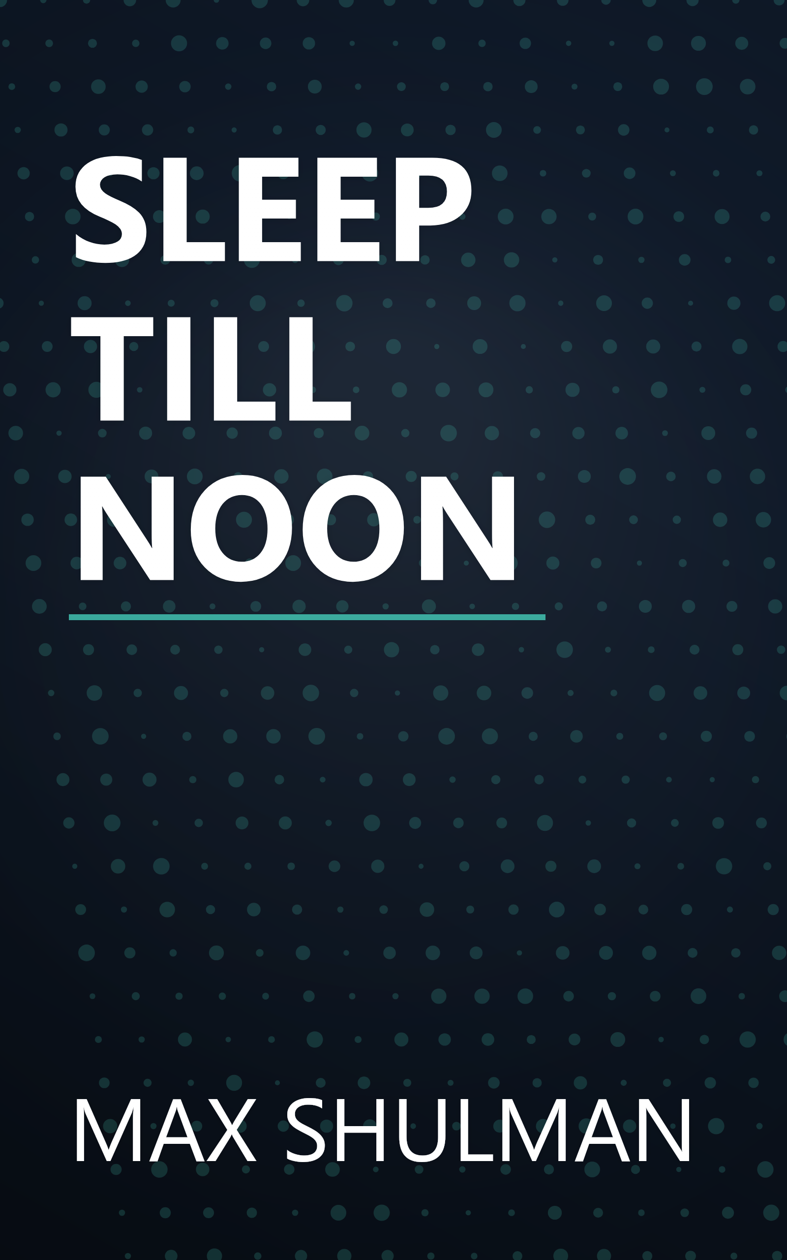SLEEP TILL NOON book cover