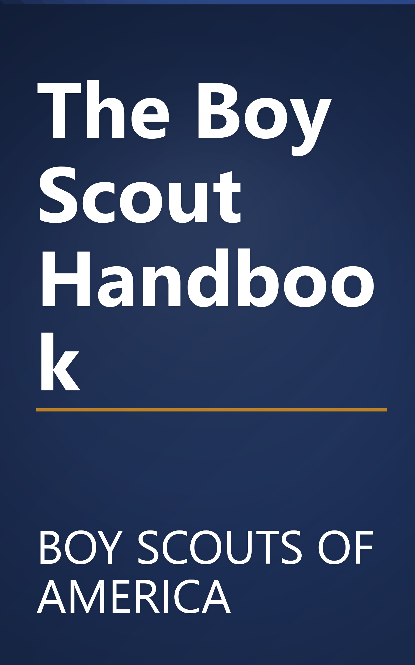 The Boy Scout Handbook book cover