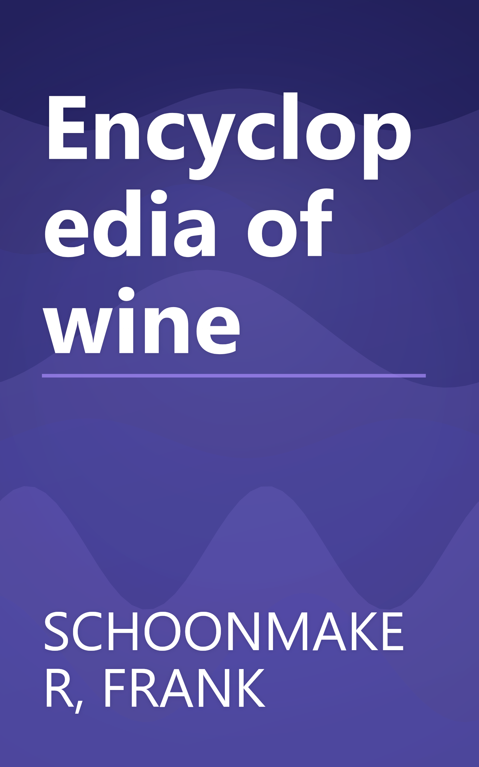 Encyclopedia of wine book cover