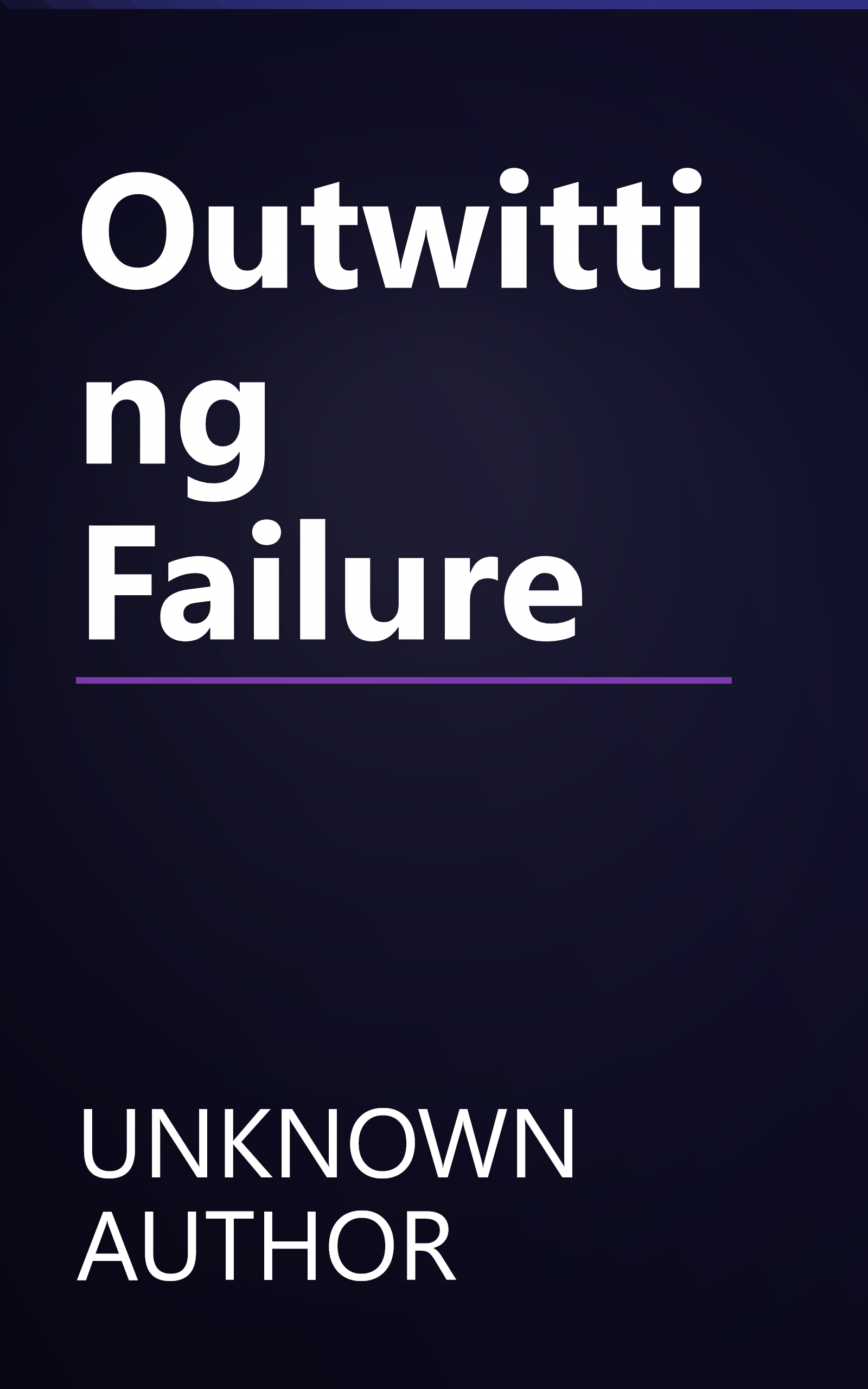 Outwitting Failure book cover