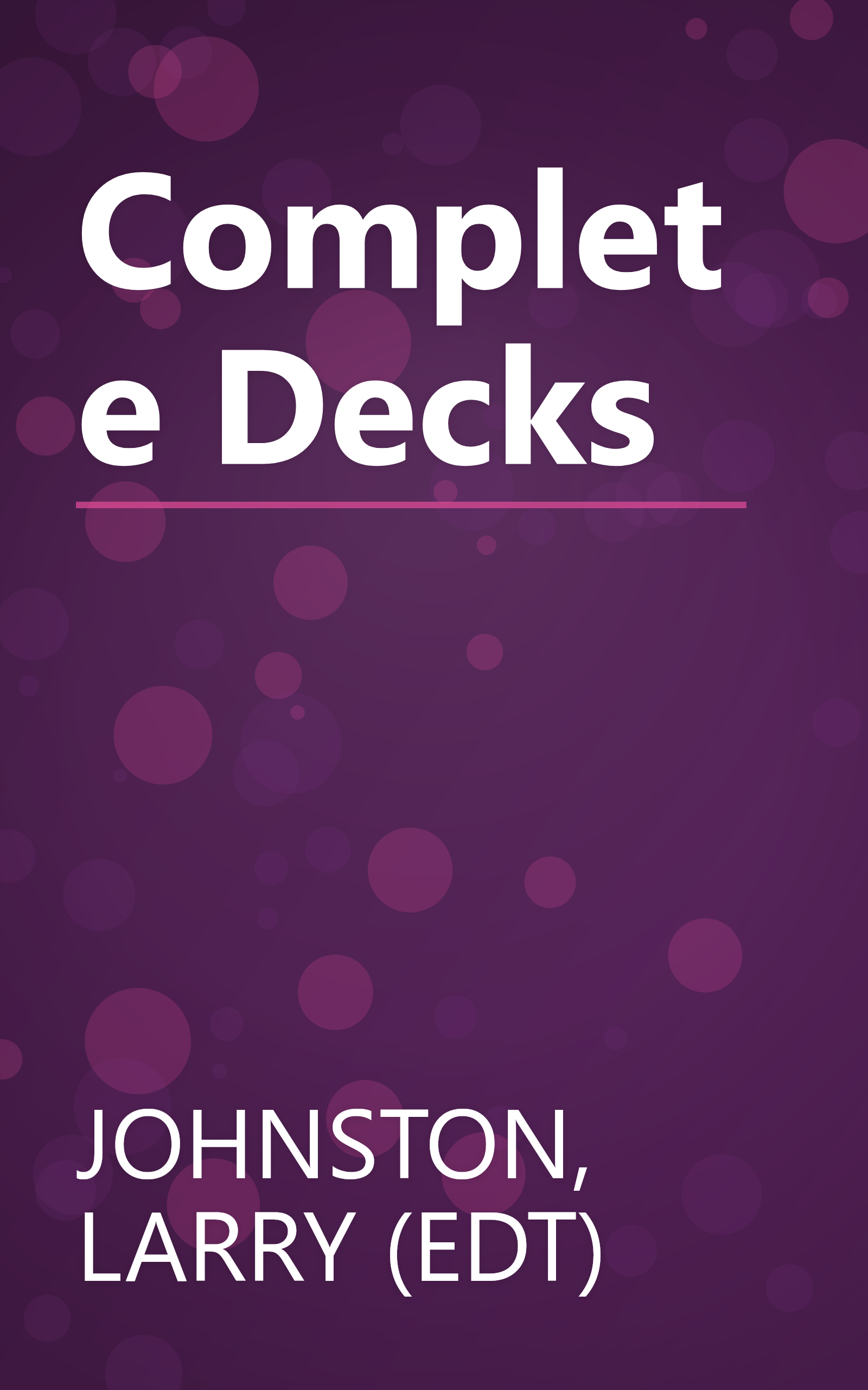 Complete Decks book cover