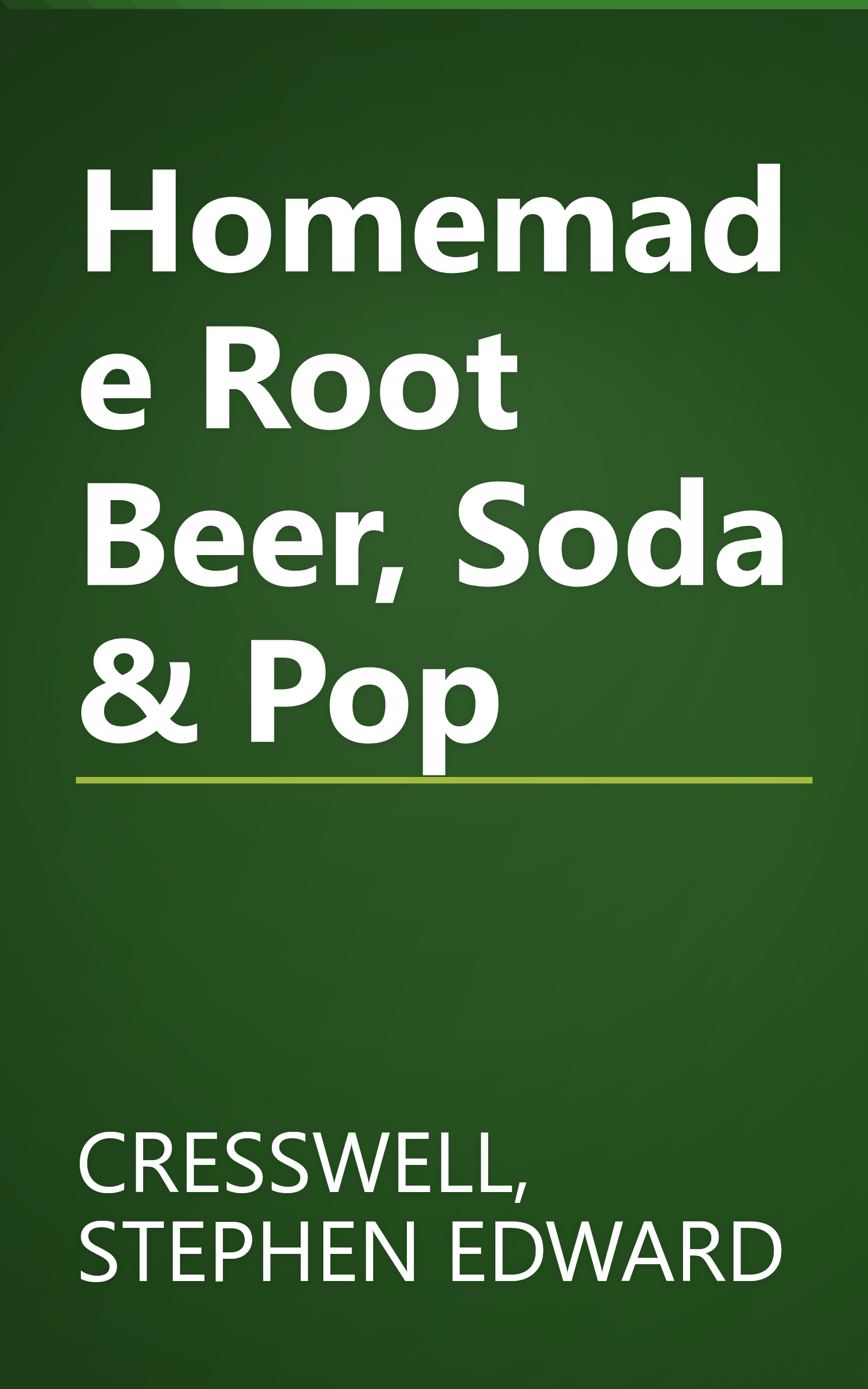Homemade Root Beer, Soda & Pop book cover