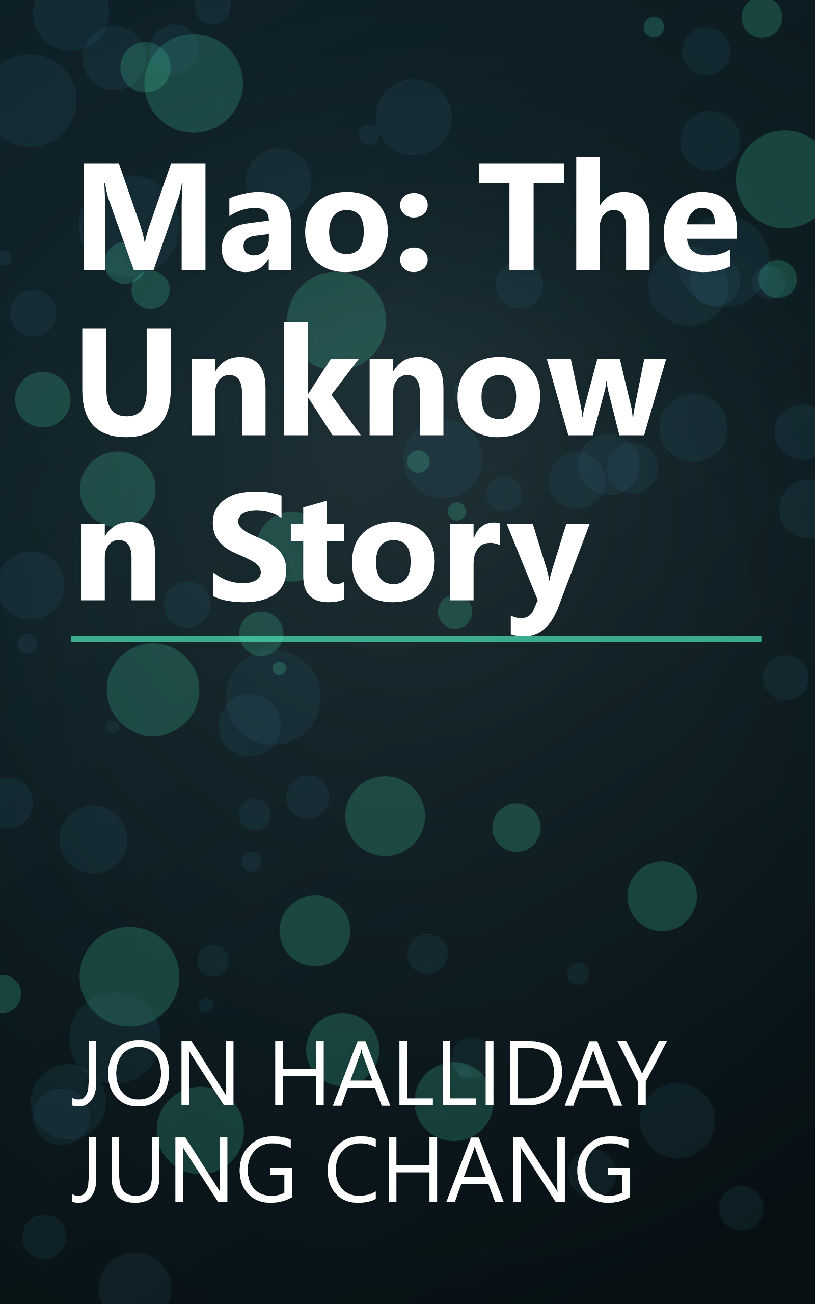 Mao: The Unknown Story book cover