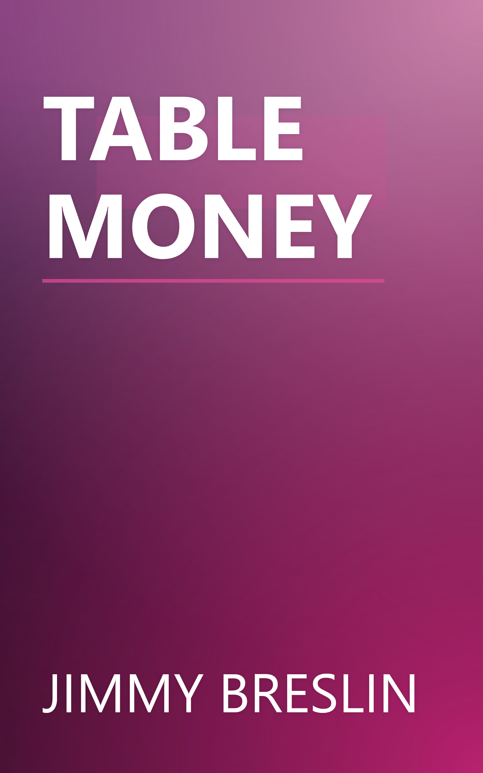 TABLE MONEY book cover