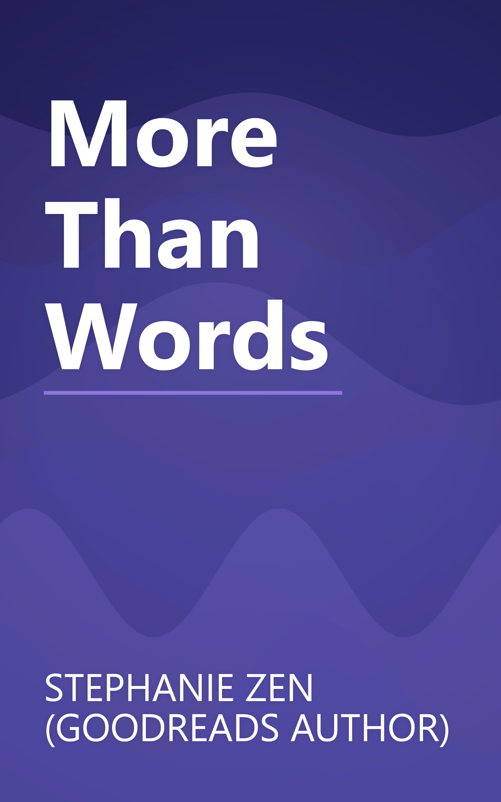 More Than Words book cover