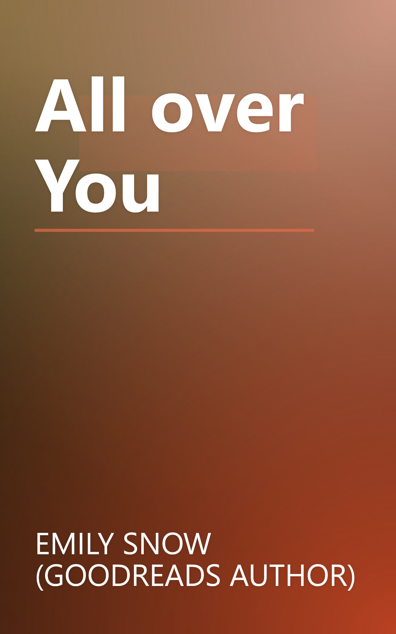 All over You book cover