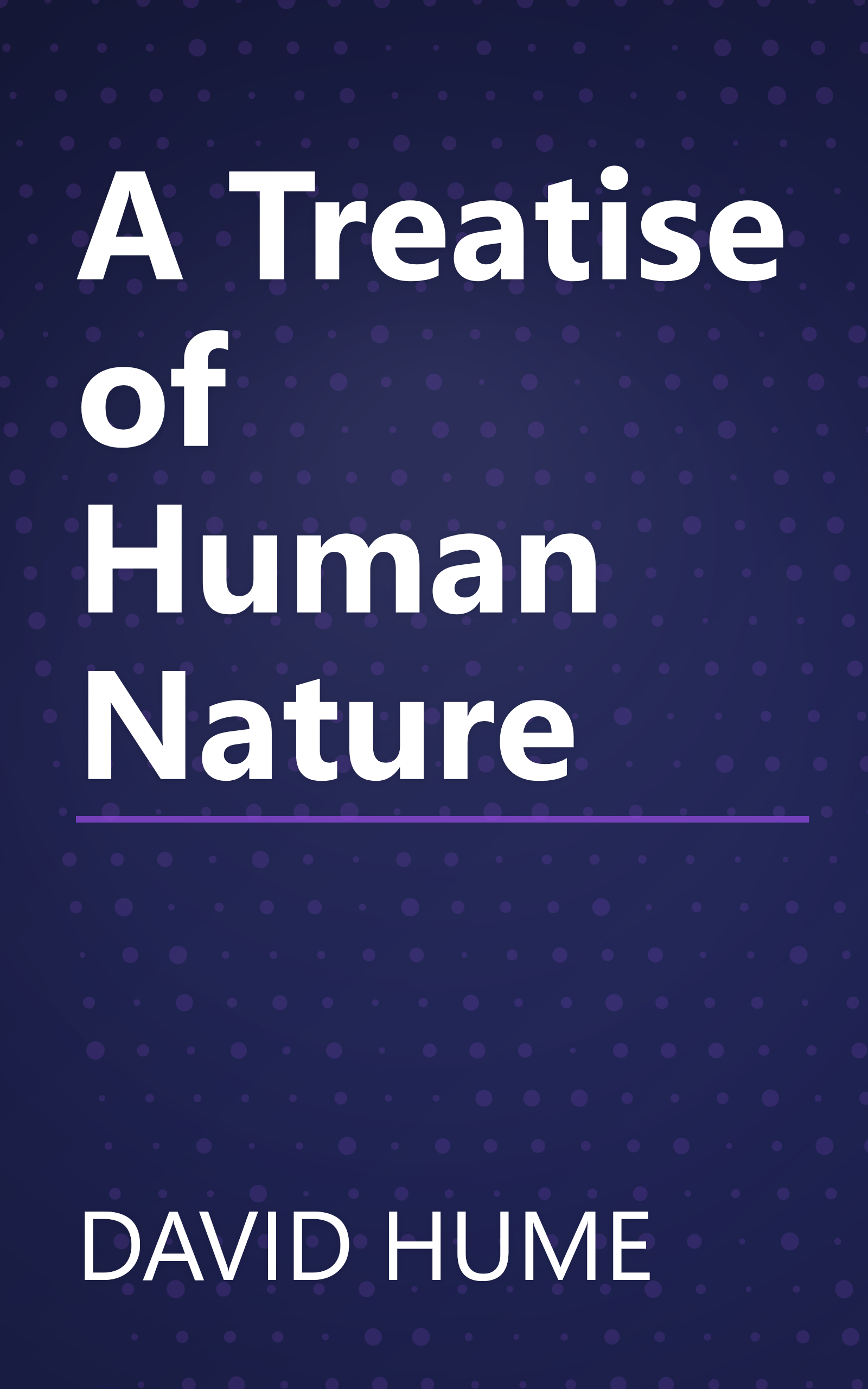 A Treatise of Human Nature book cover
