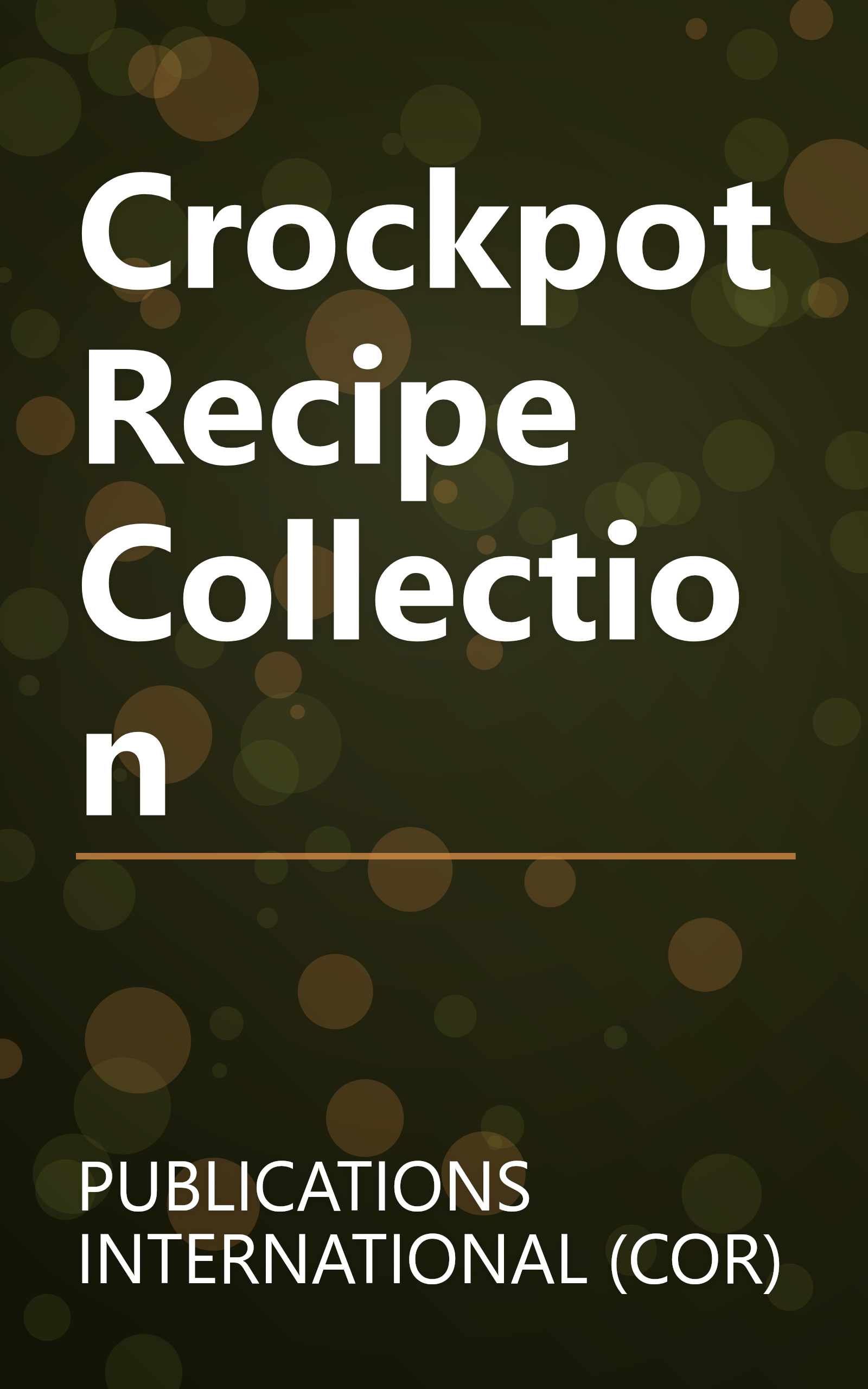 Crockpot Recipe Collection book cover