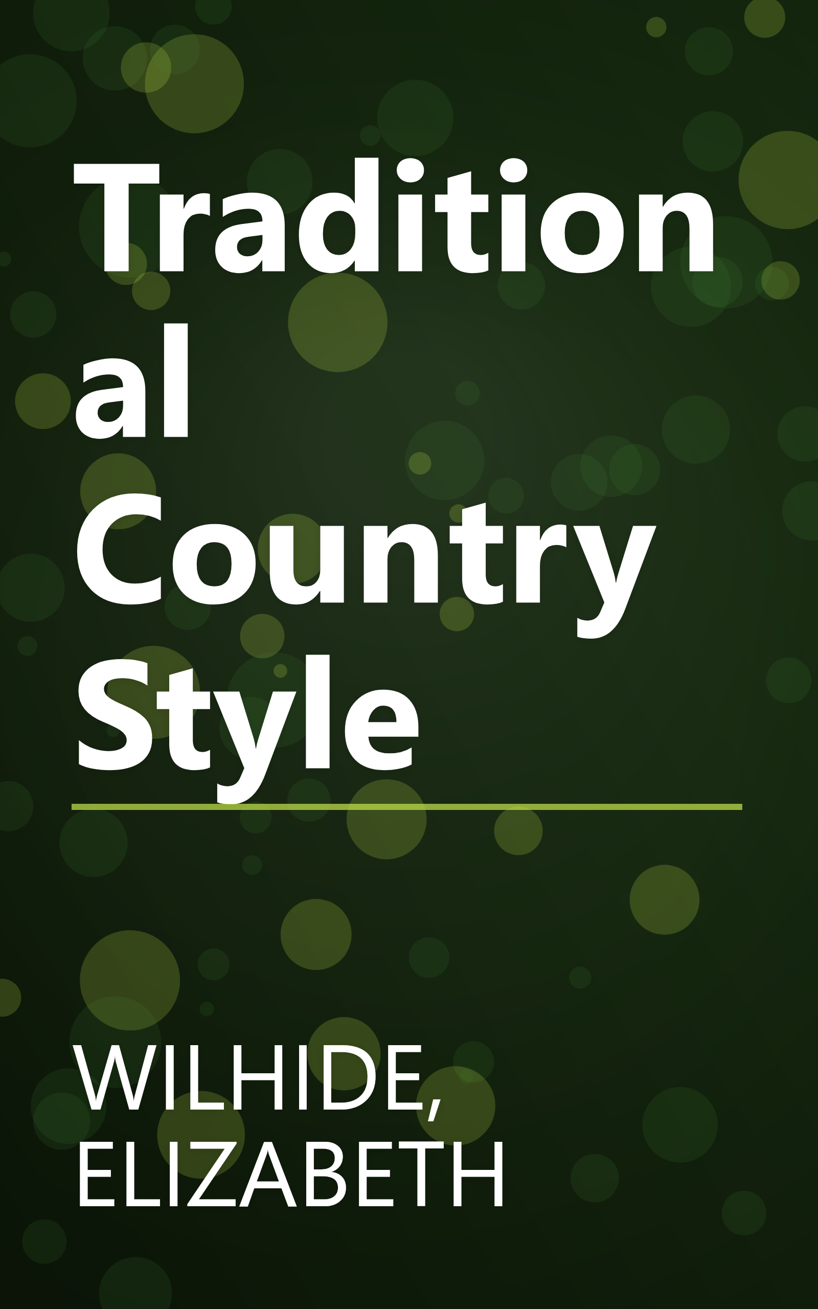 Traditional Country Style book cover