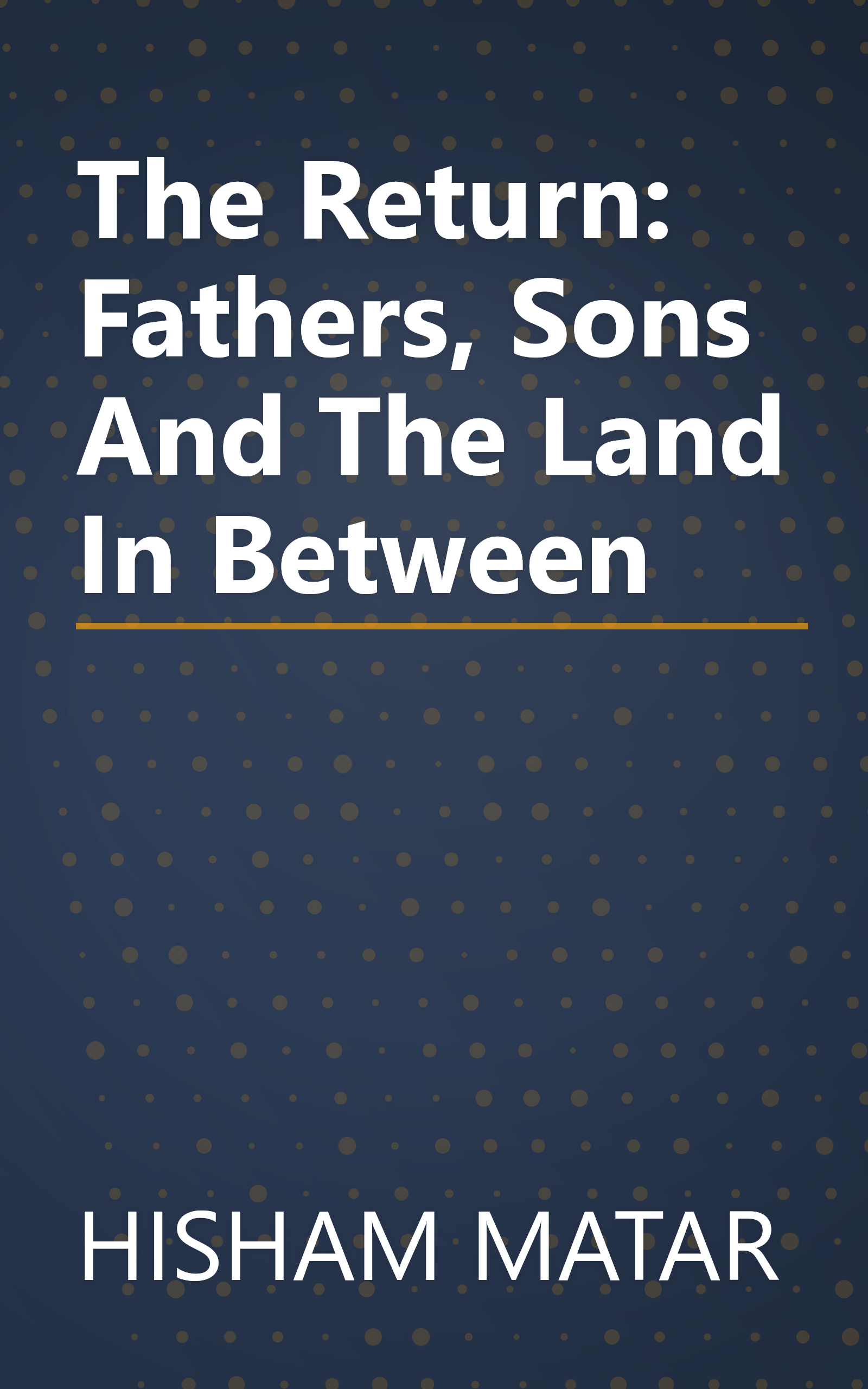 The Return: Fathers, Sons And The Land In Between book cover