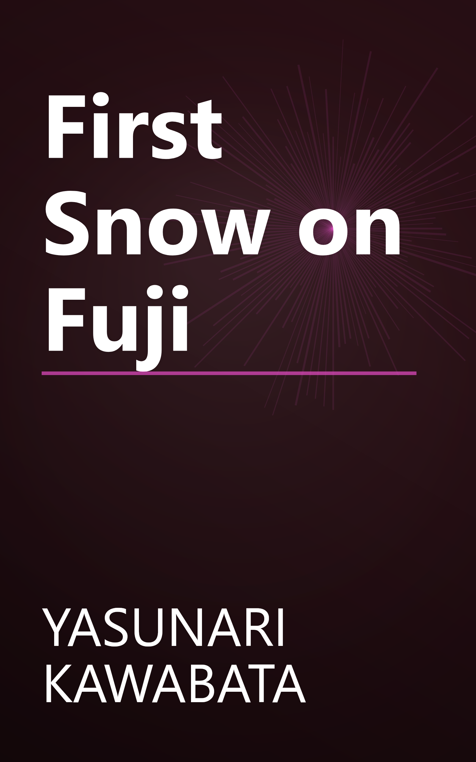 First Snow on Fuji book cover