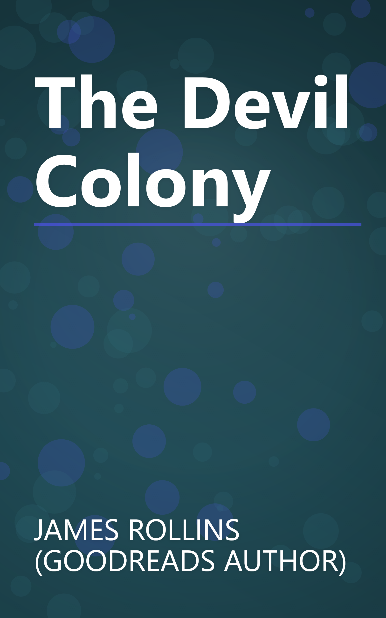 The Devil Colony book cover