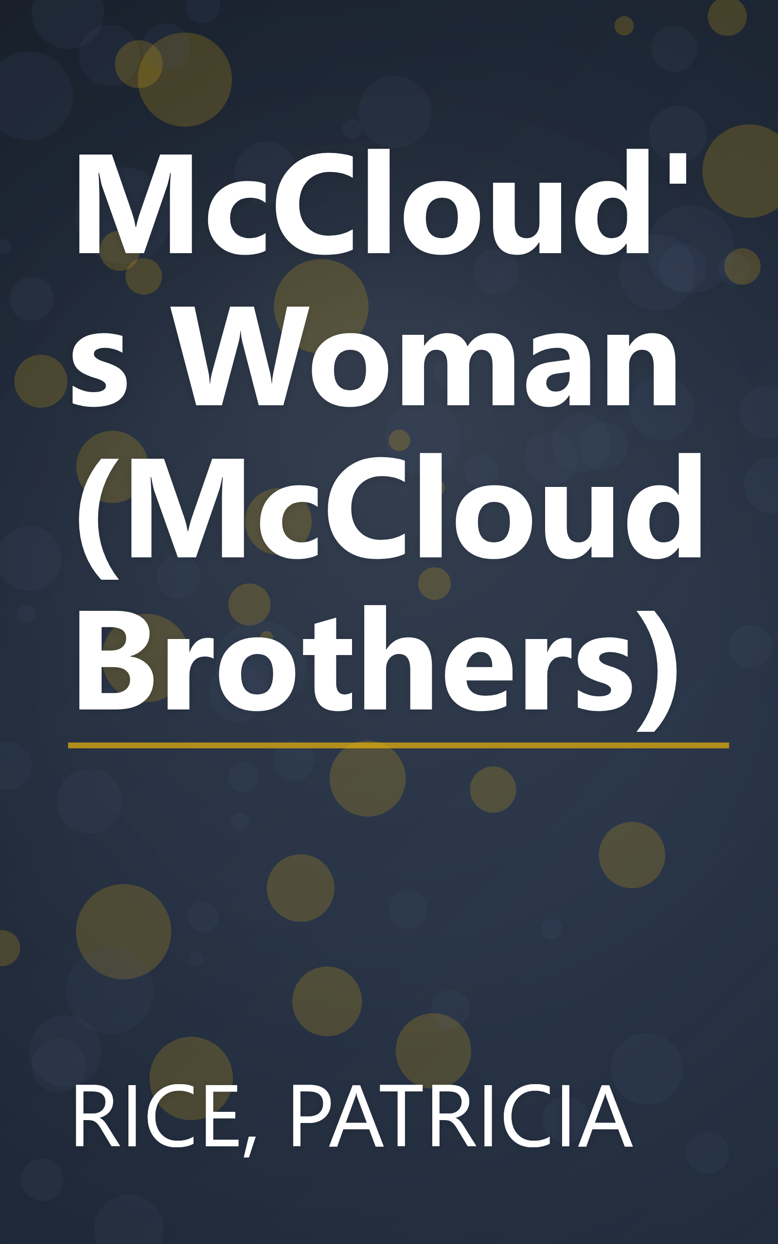 McCloud's Woman (McCloud Brothers) book cover