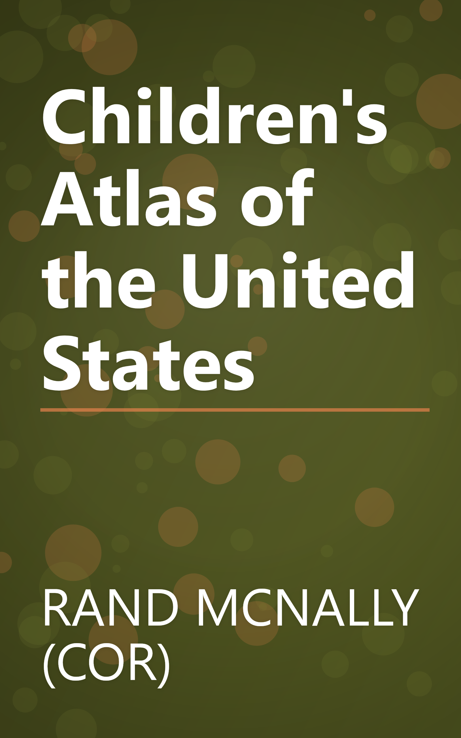 Children's Atlas of the United States book cover