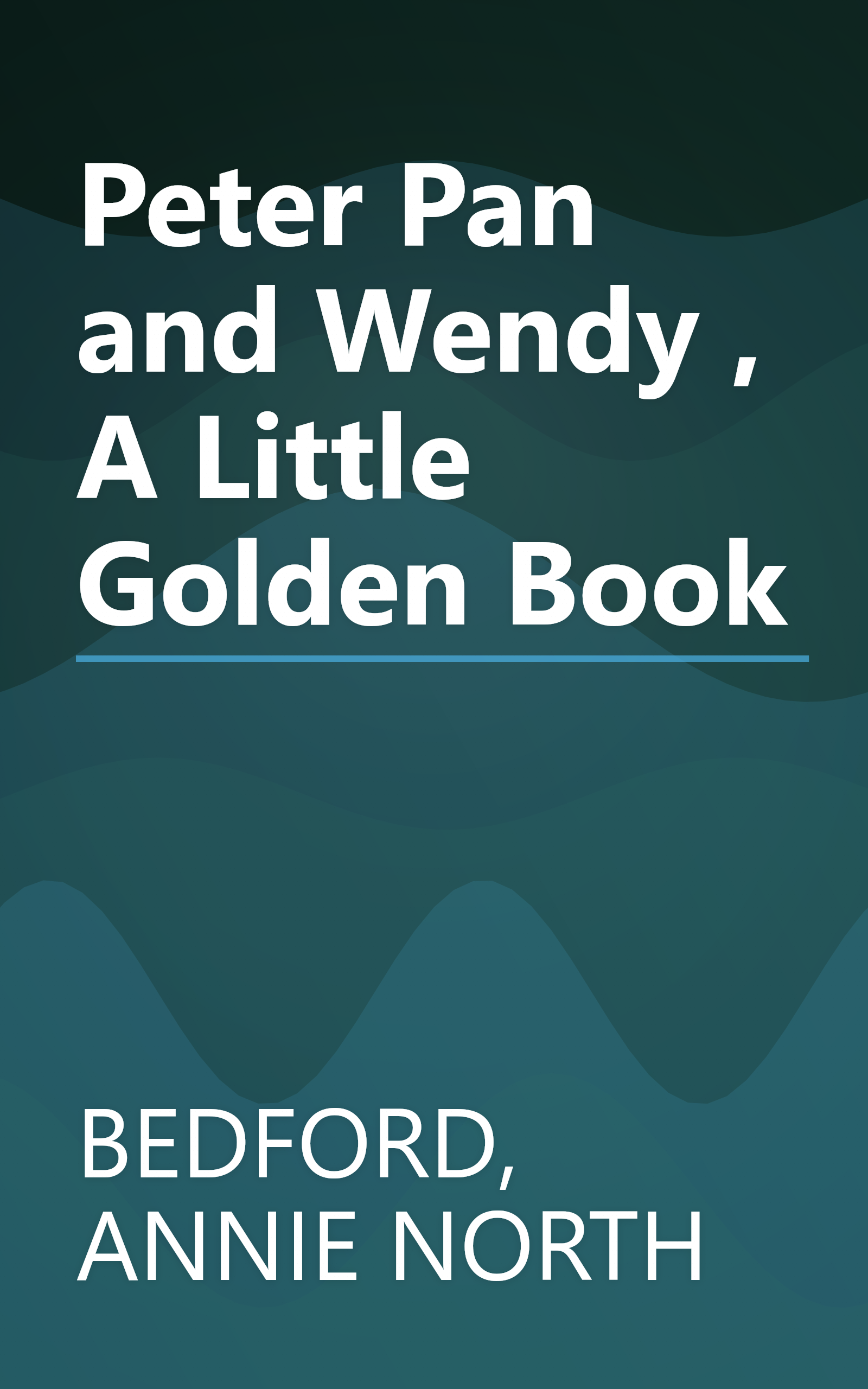 Peter Pan and Wendy , A Little Golden Book book cover