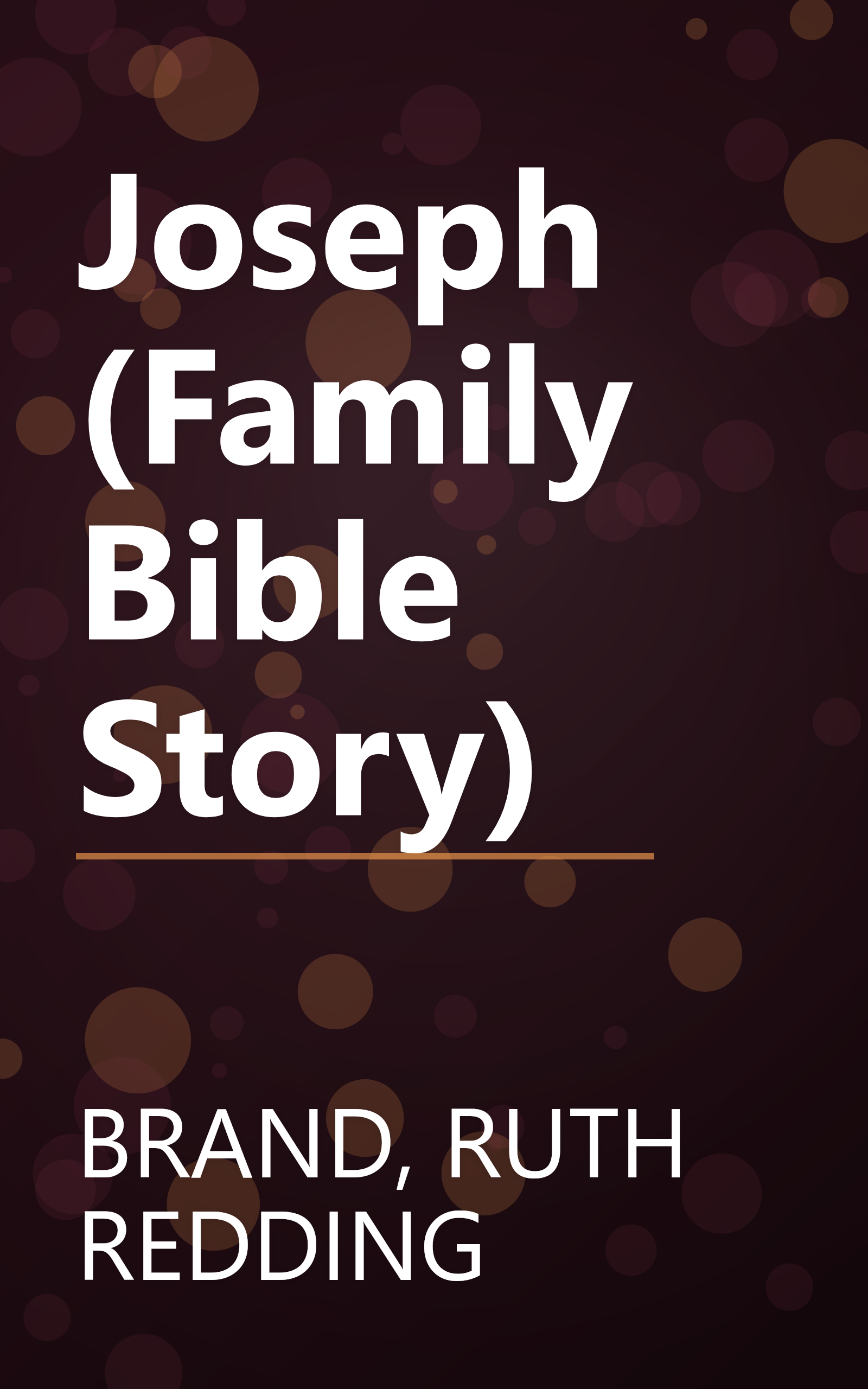 Joseph (Family Bible Story) book cover