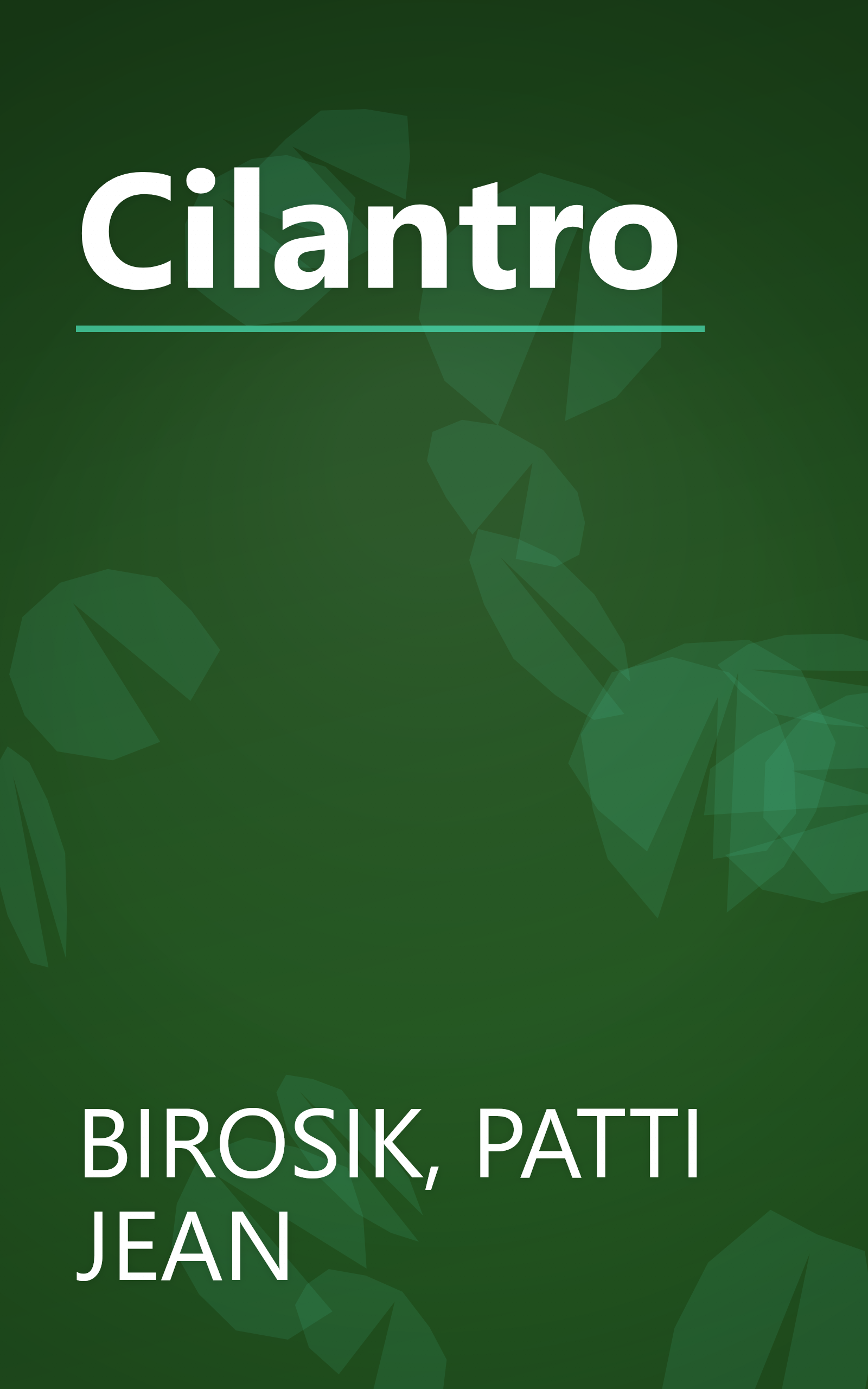 Cilantro book cover