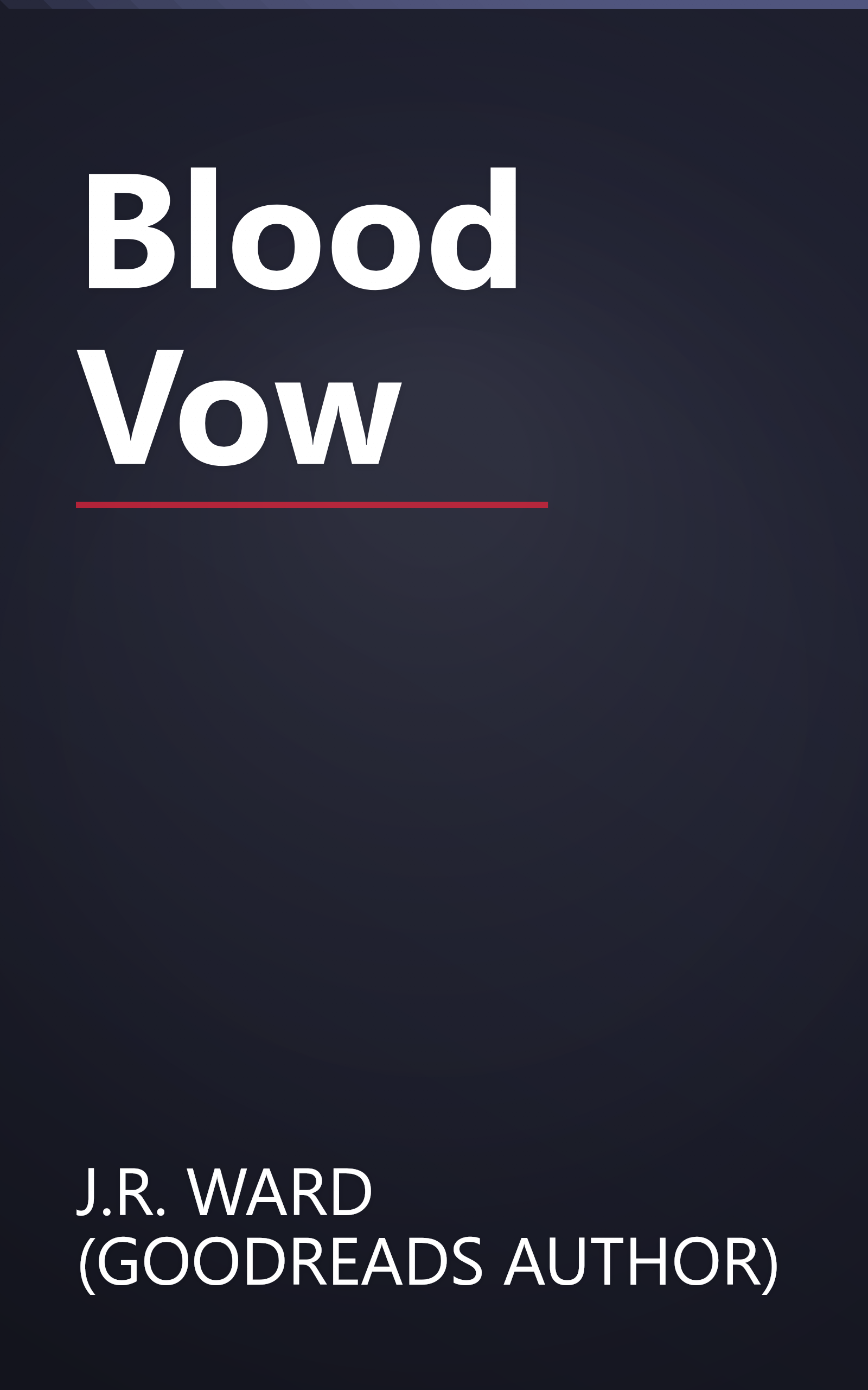Blood Vow book cover