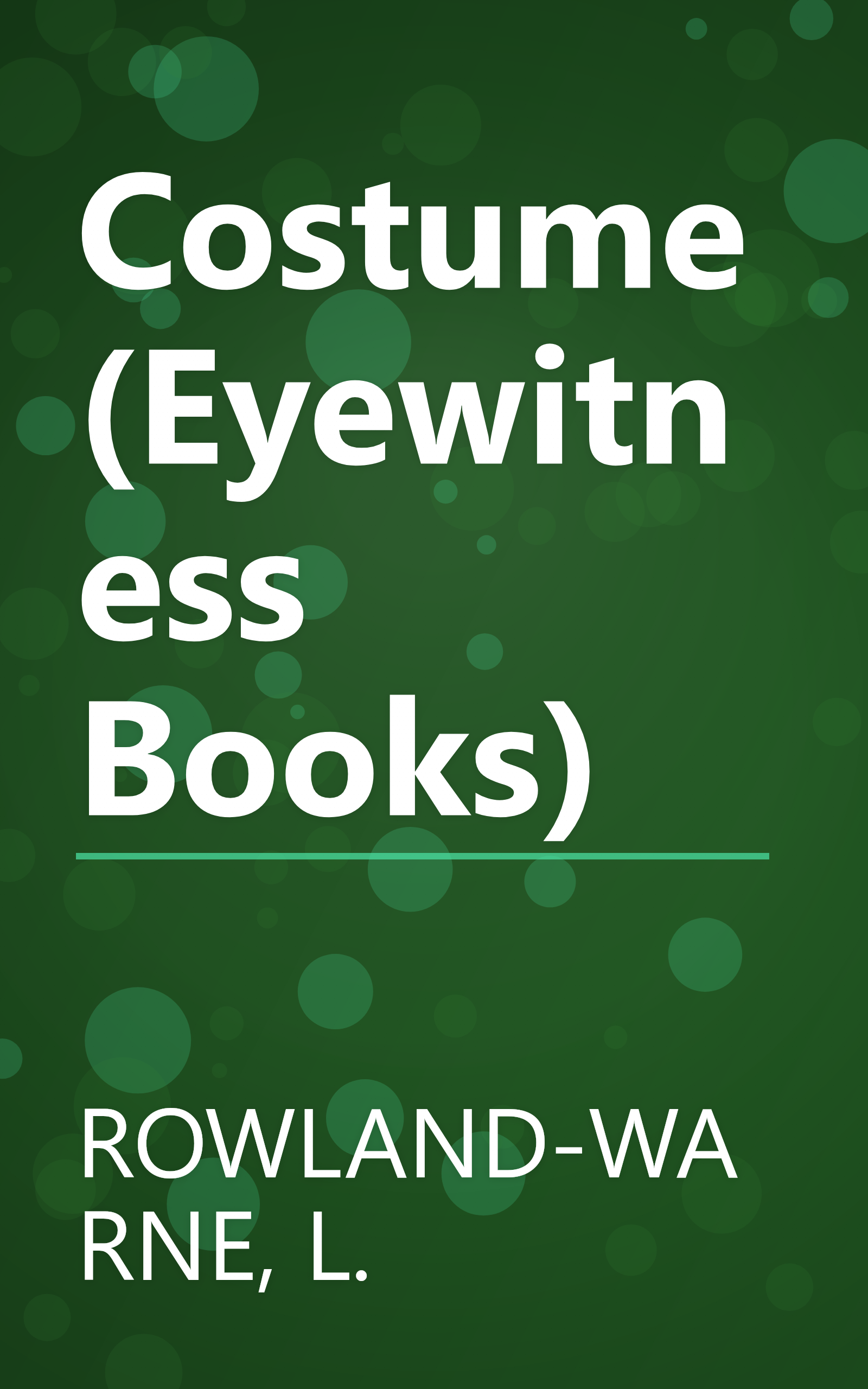 Costume (Eyewitness Books) book cover