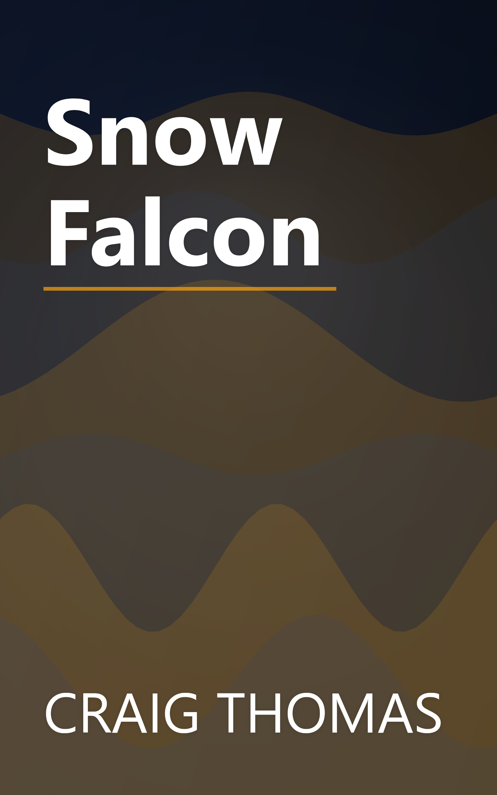 Snow Falcon book cover