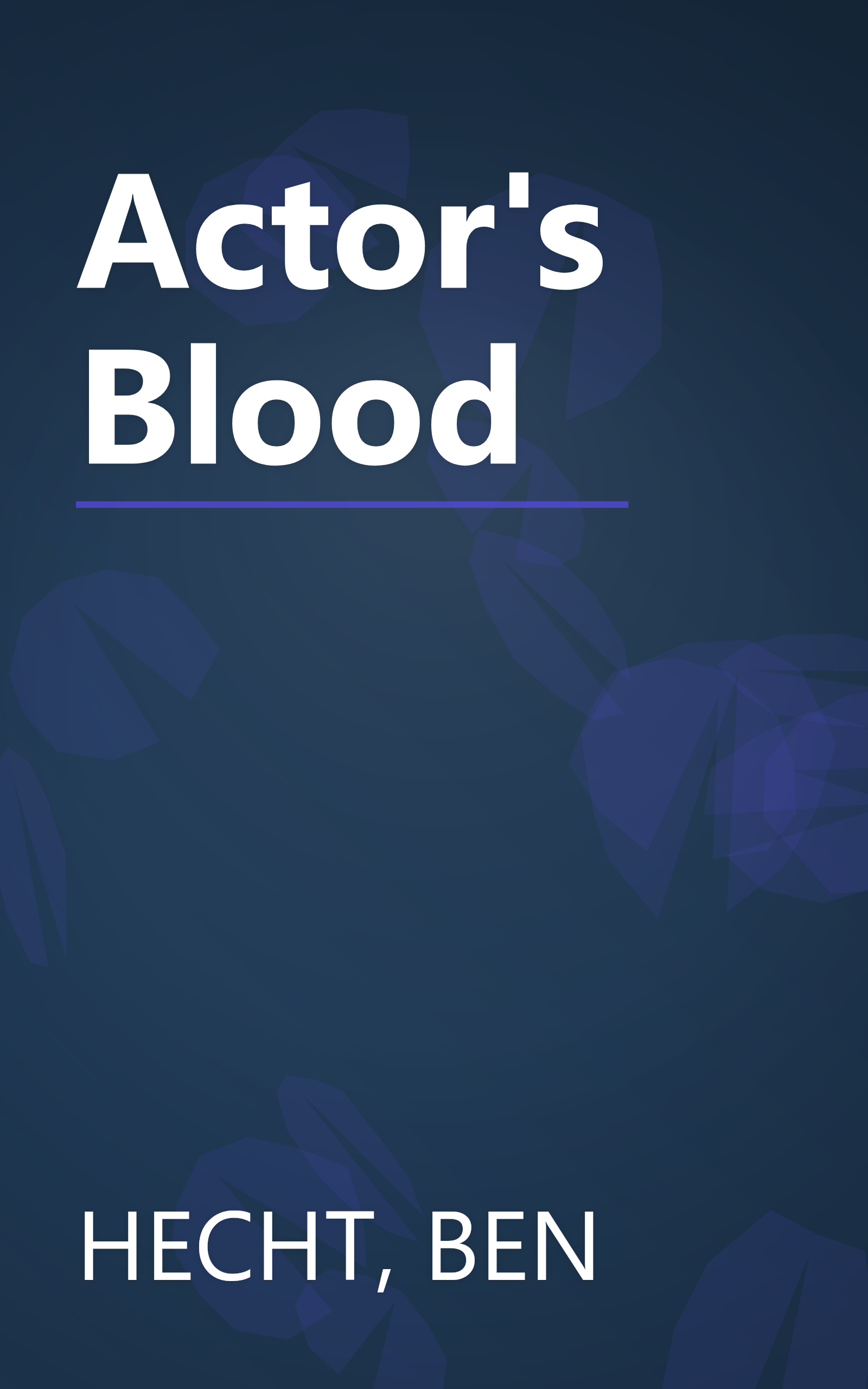 Actor's Blood book cover