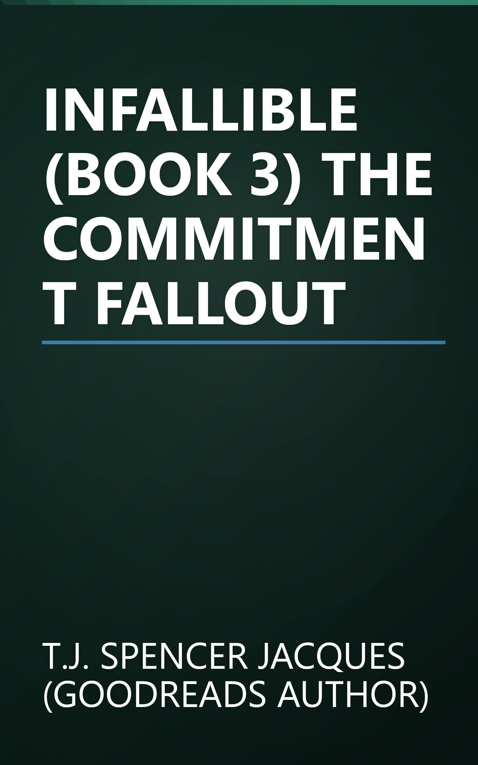 INFALLIBLE (BOOK 3) THE COMMITMENT FALLOUT book cover