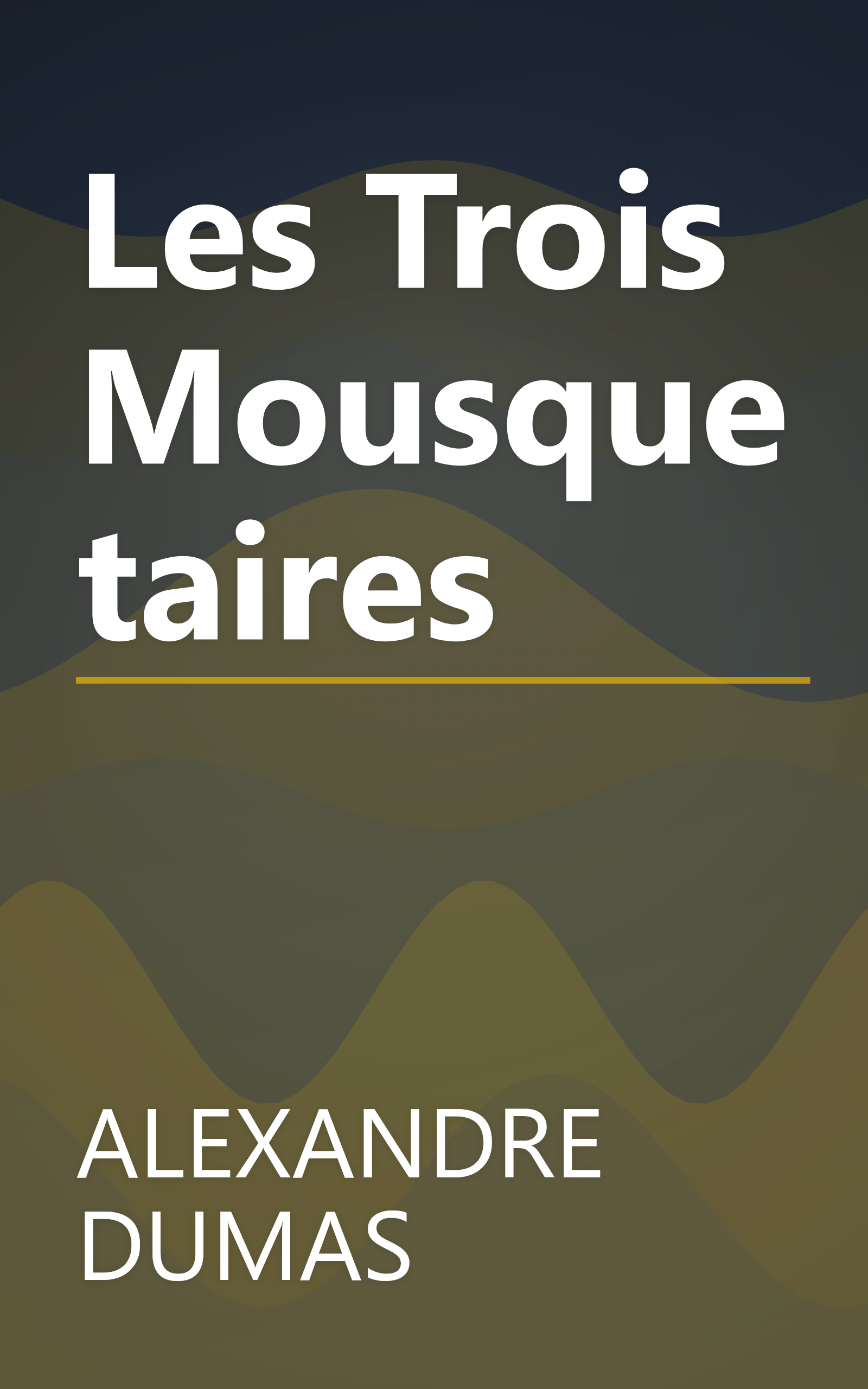 Les Trois Mousquetaires book cover