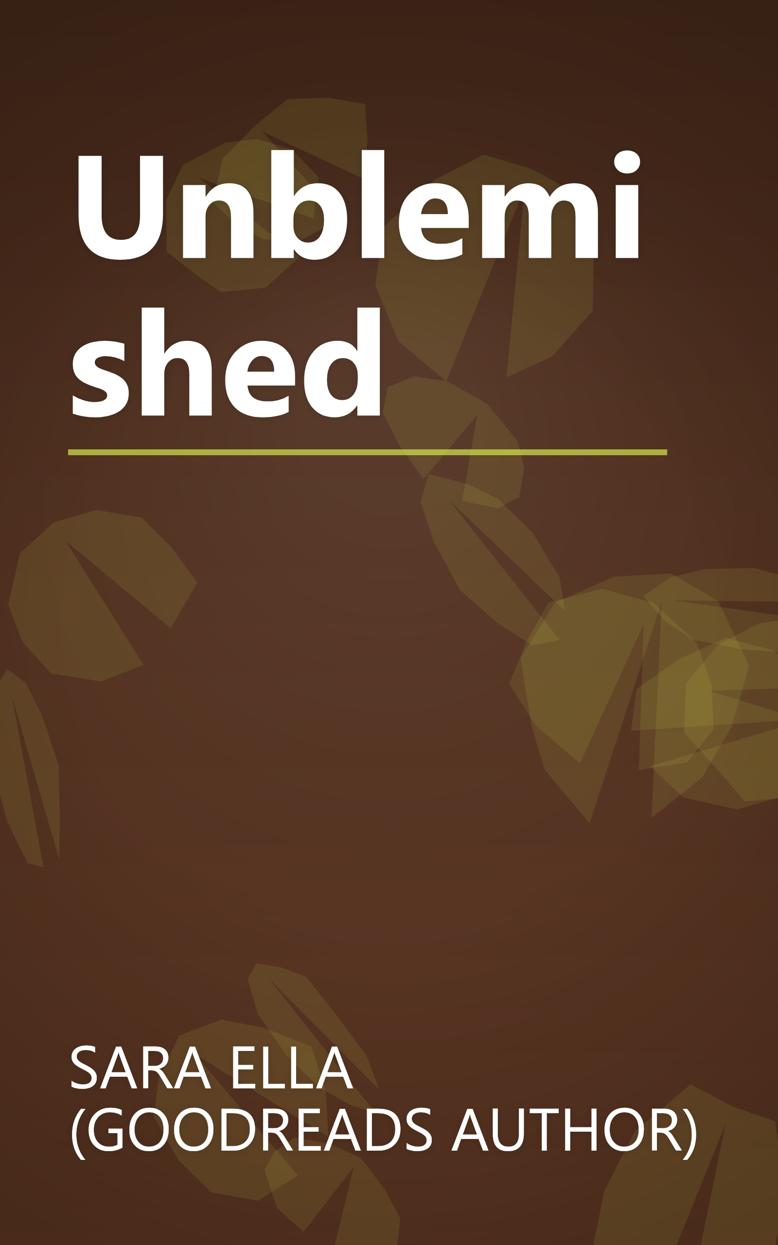 Unblemished book cover