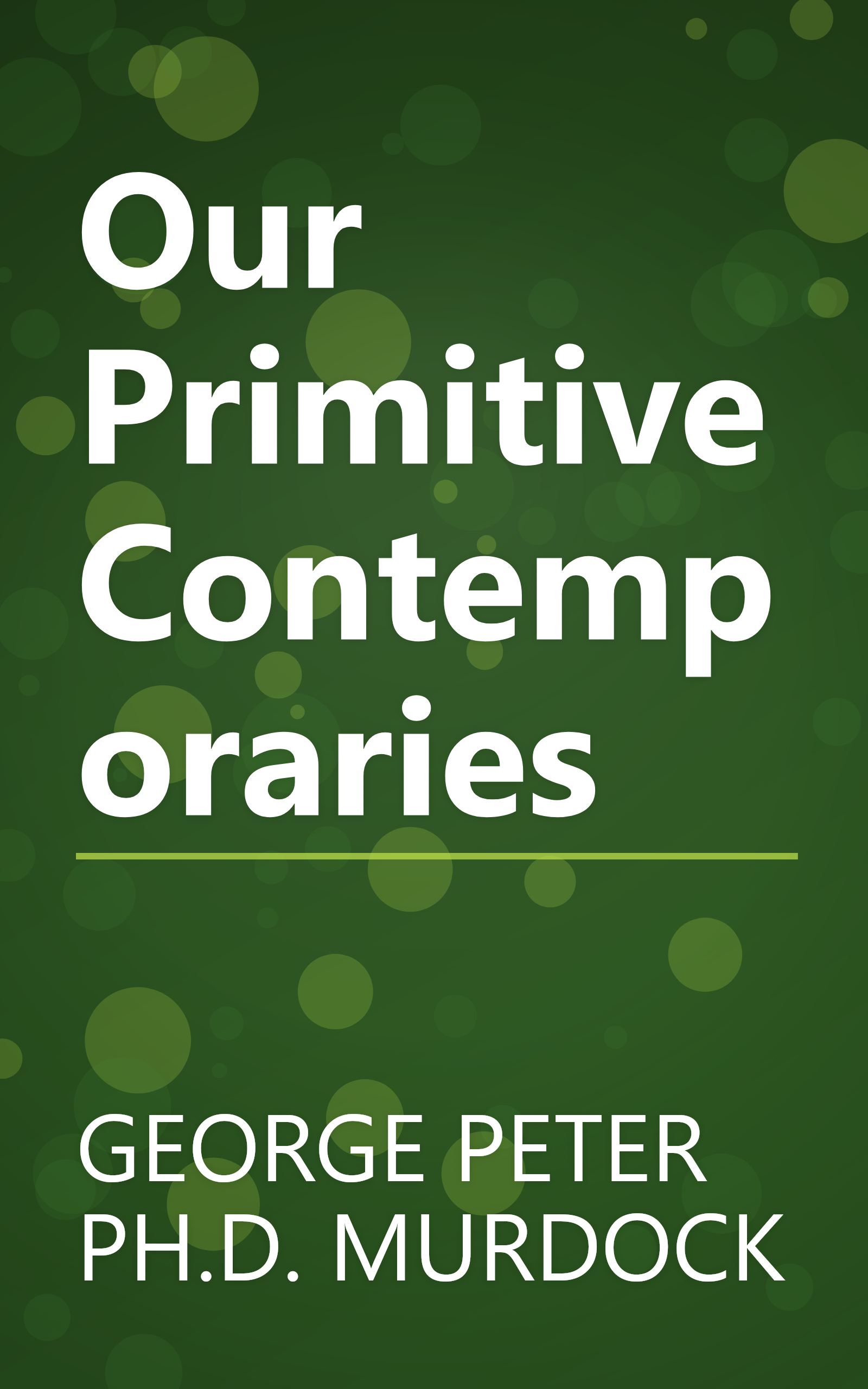Our Primitive Contemporaries book cover