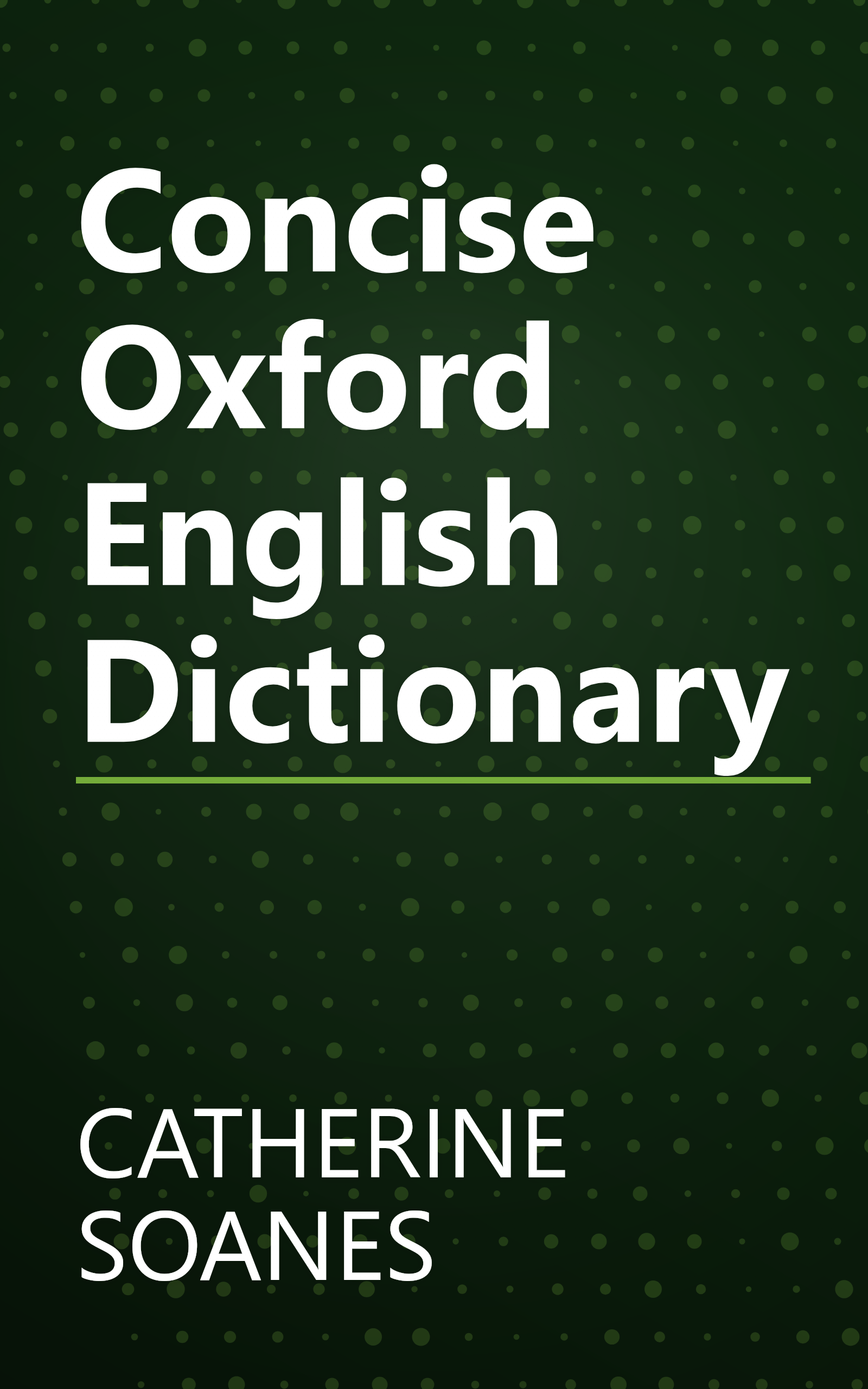 Concise Oxford English Dictionary book cover