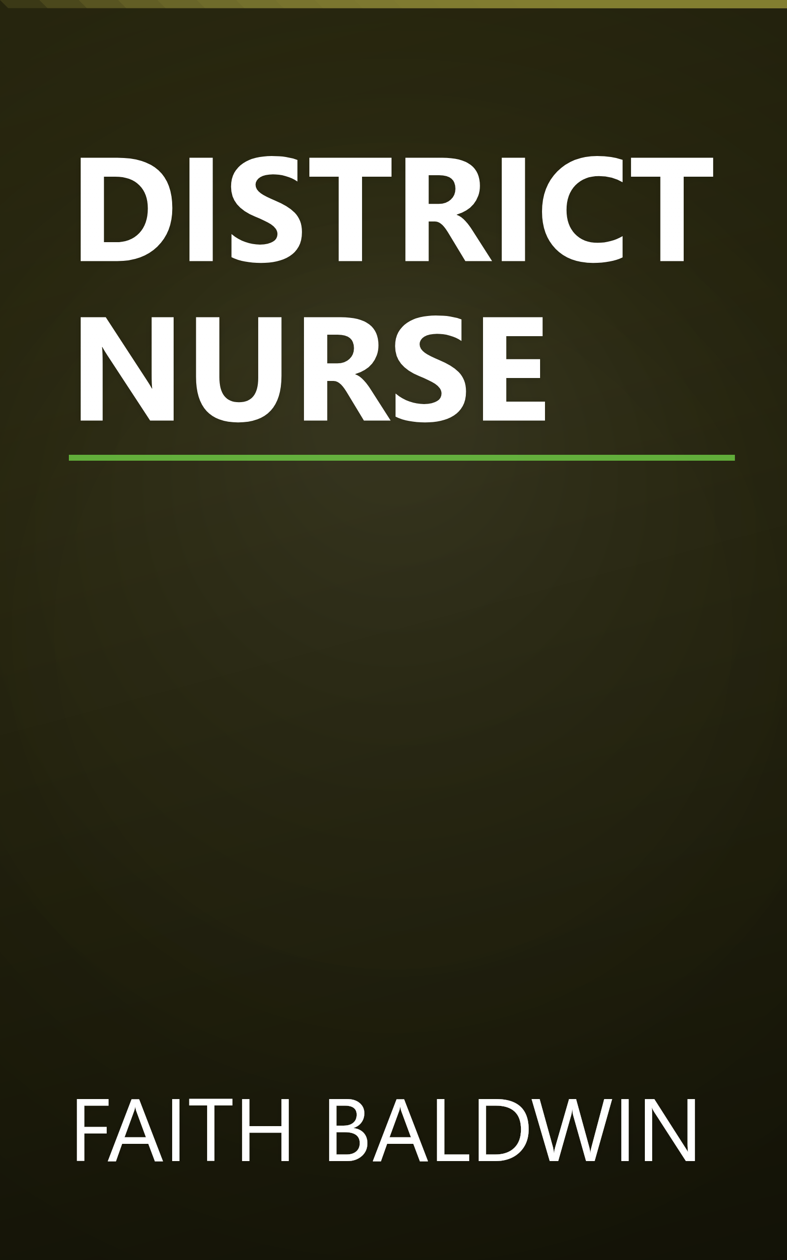 DISTRICT NURSE book cover