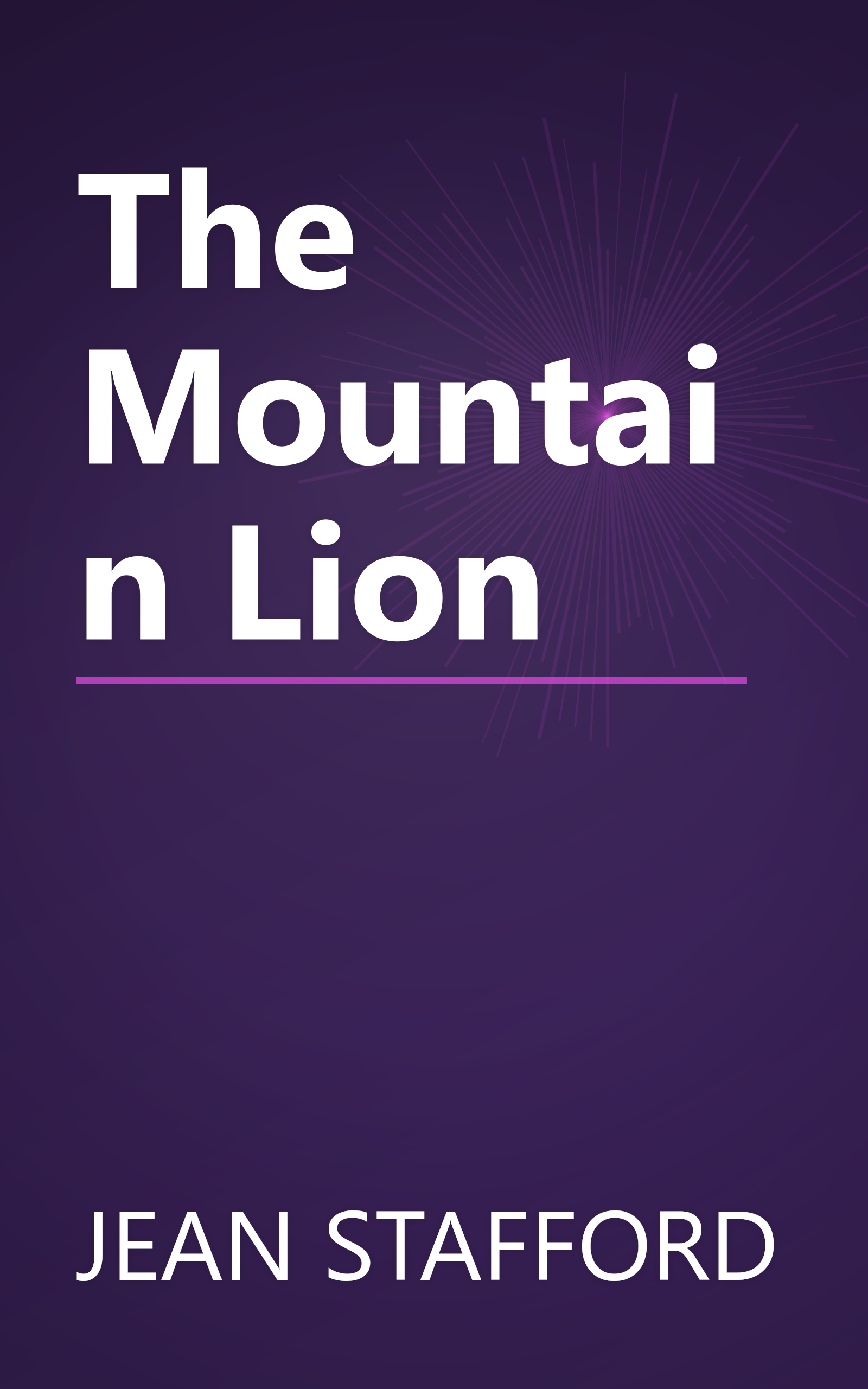 The Mountain Lion book cover