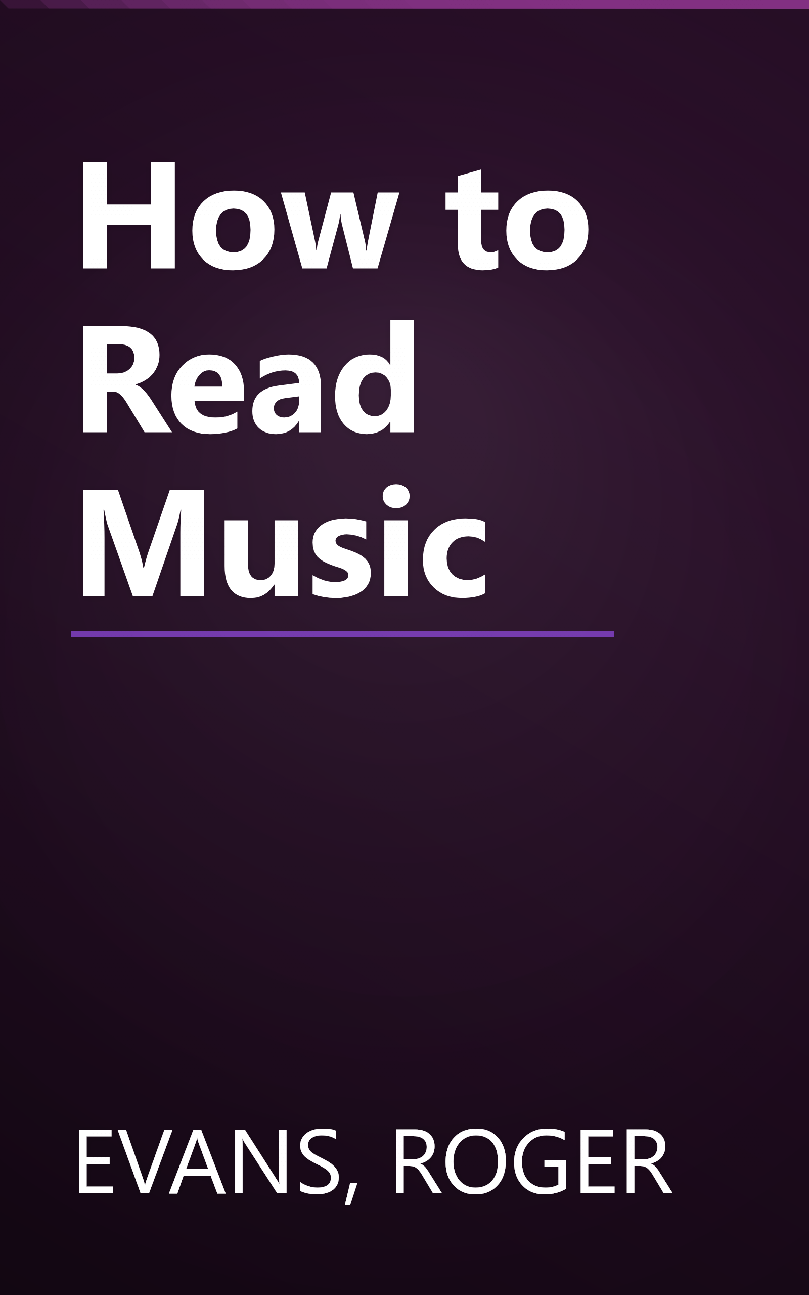 How to Read Music book cover