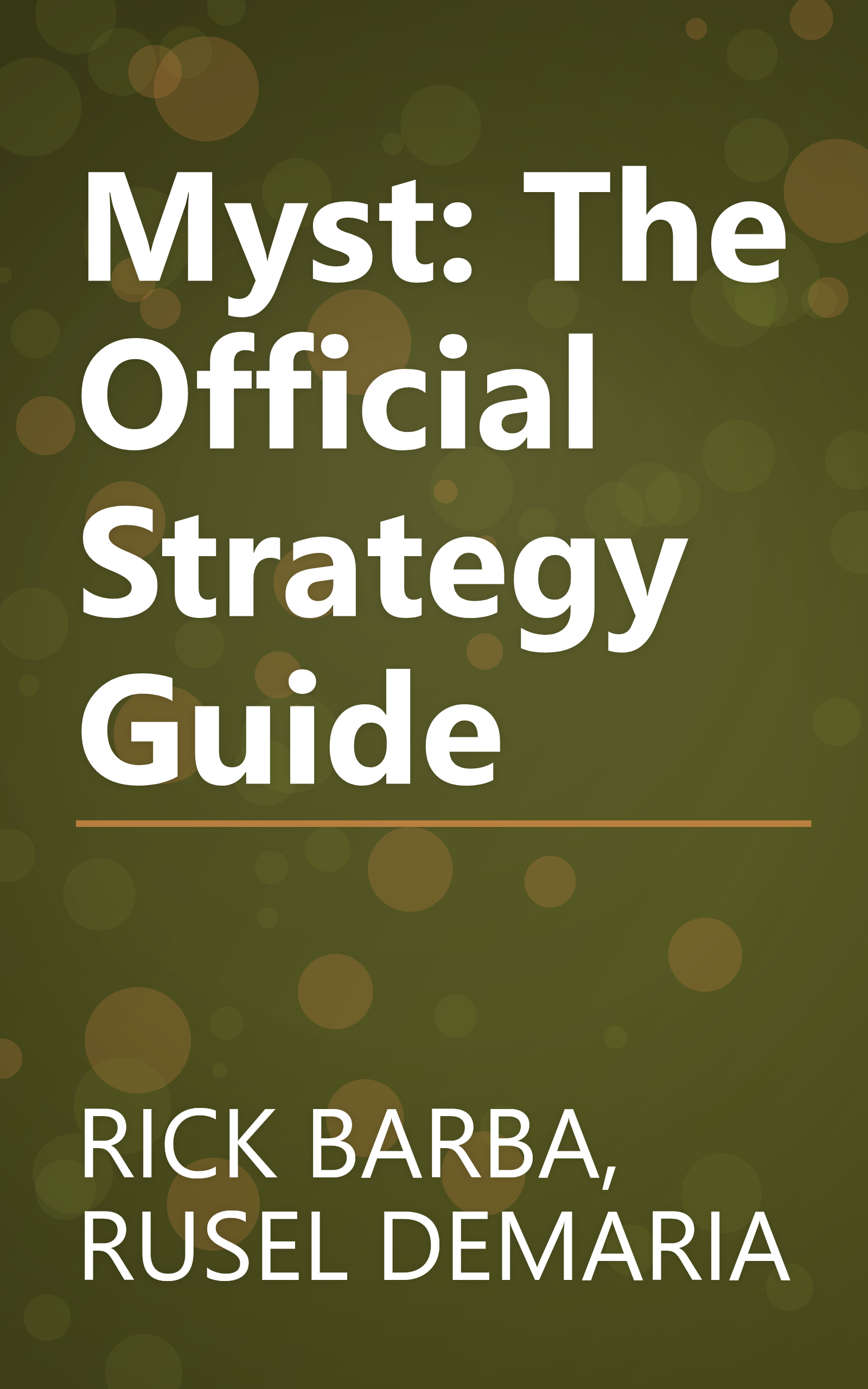 Myst: The Official Strategy Guide book cover