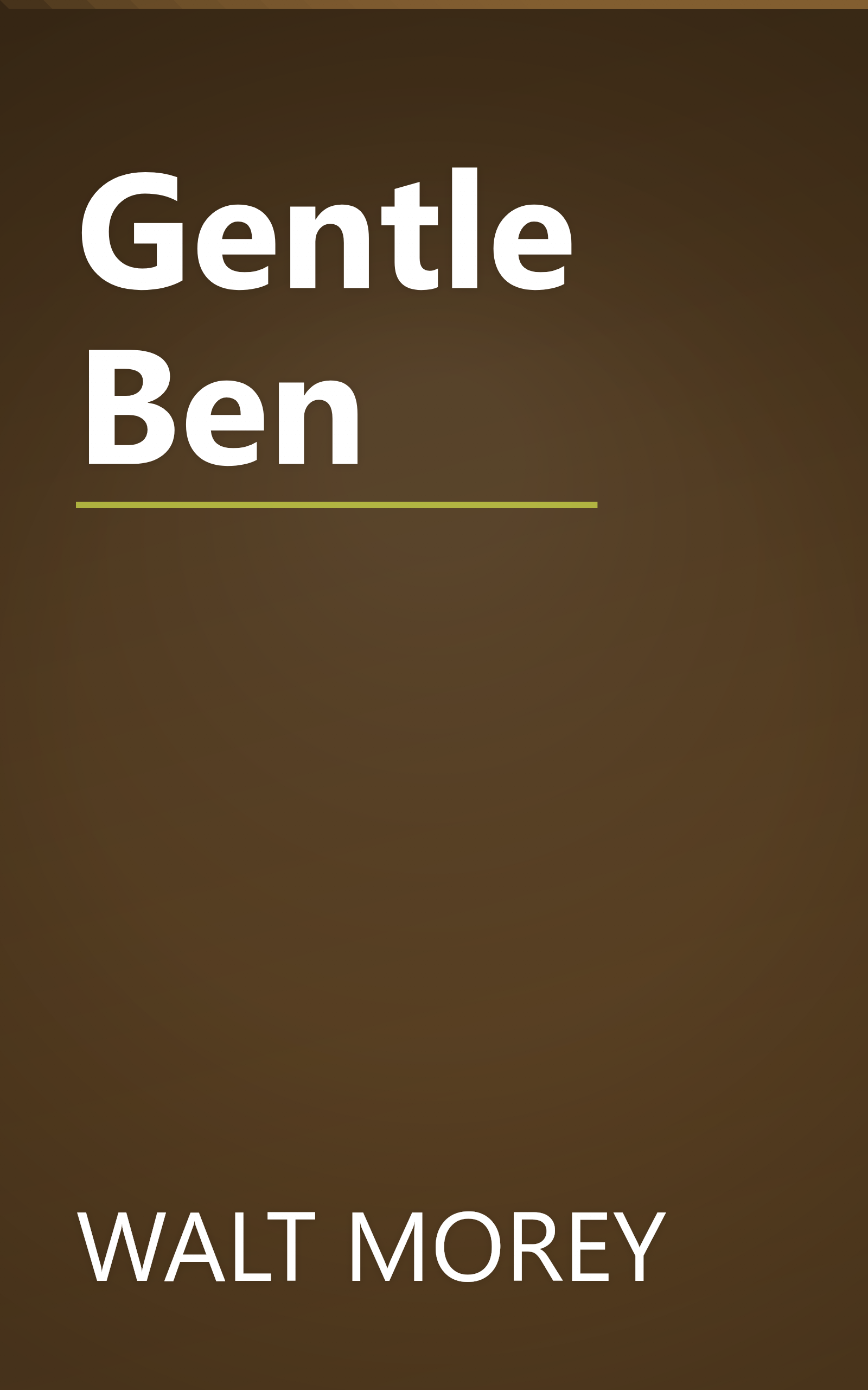 Gentle Ben book cover