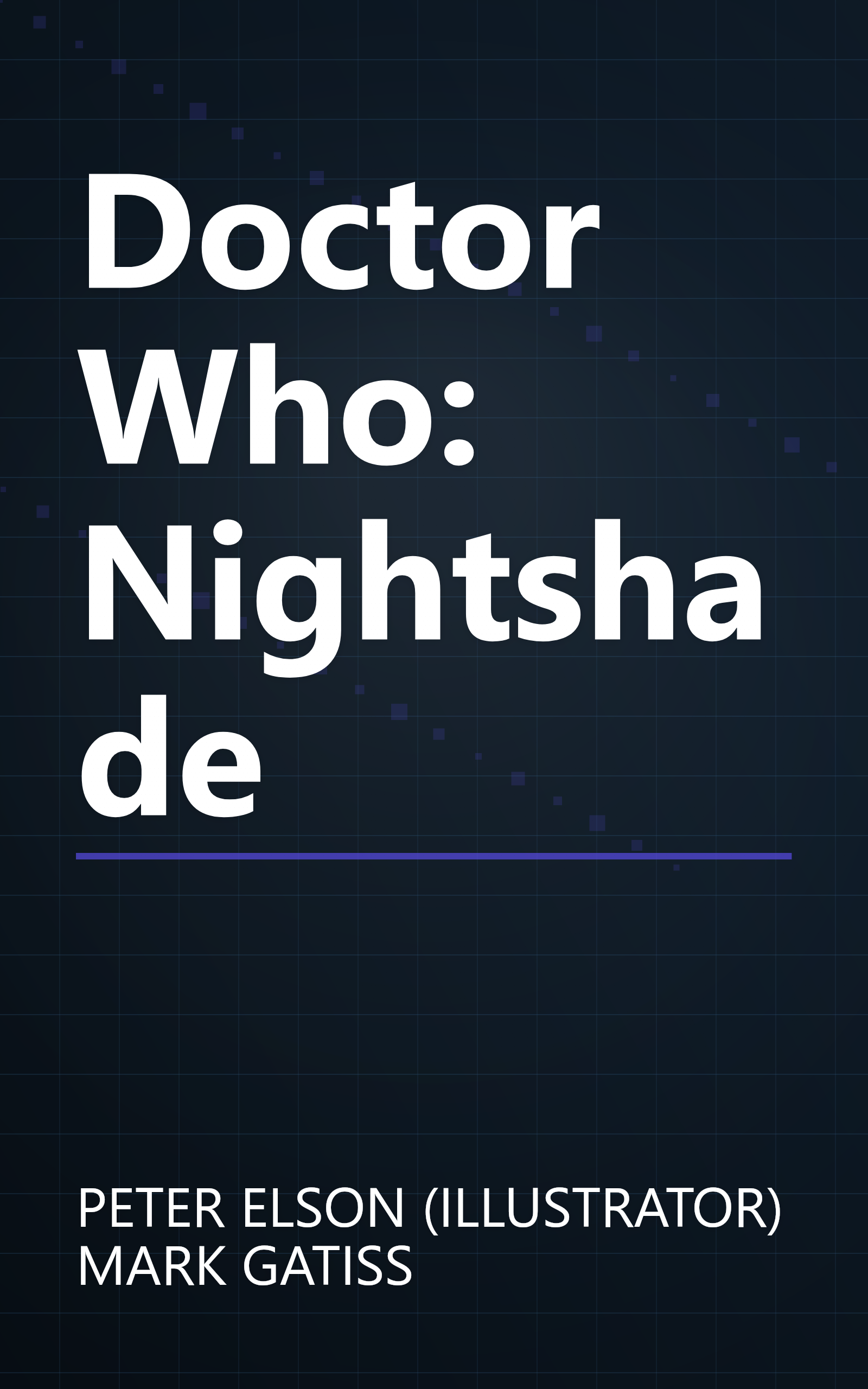 Doctor Who: Nightshade book cover