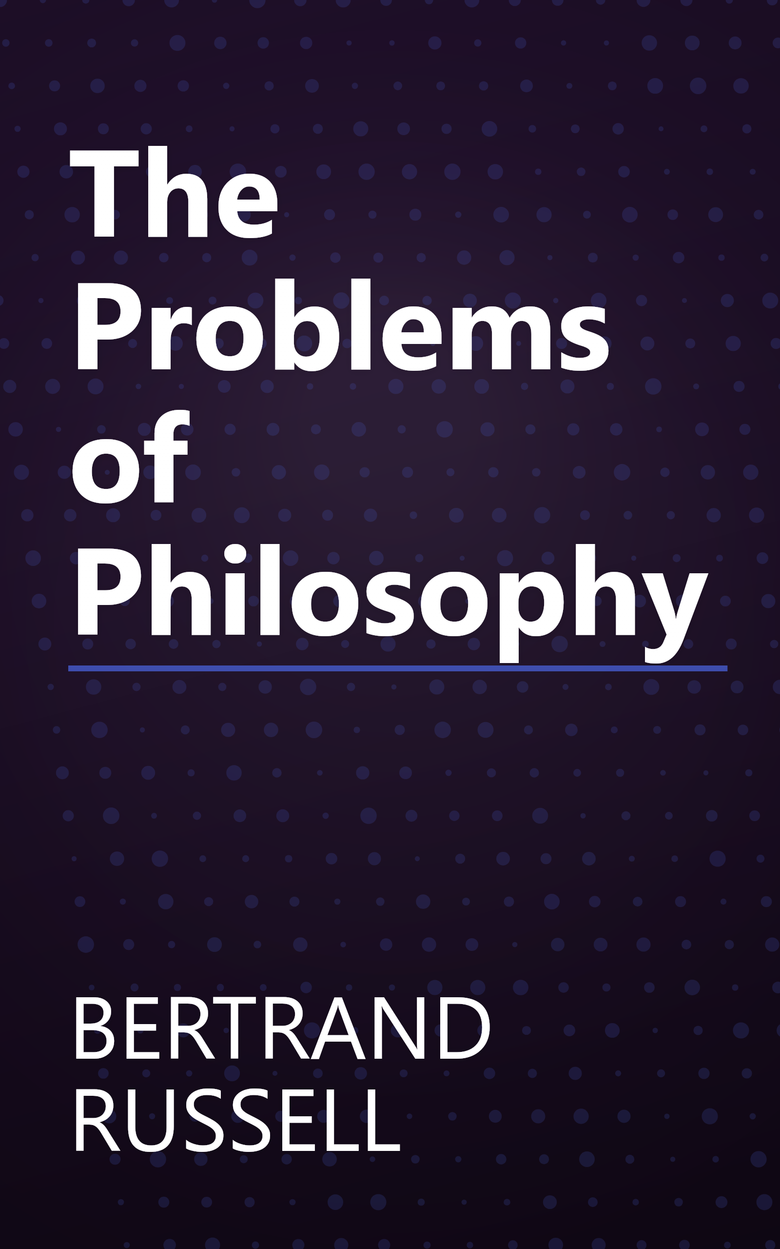 The Problems of Philosophy book cover